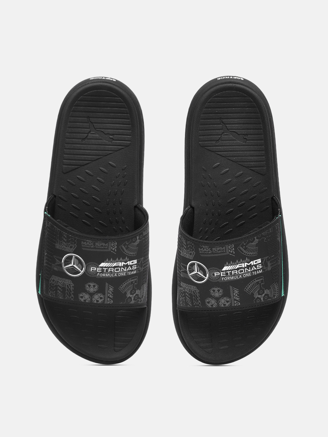 Buy Puma Men MAMG P Printed Softride Sliders - Flip Flops for Men ...