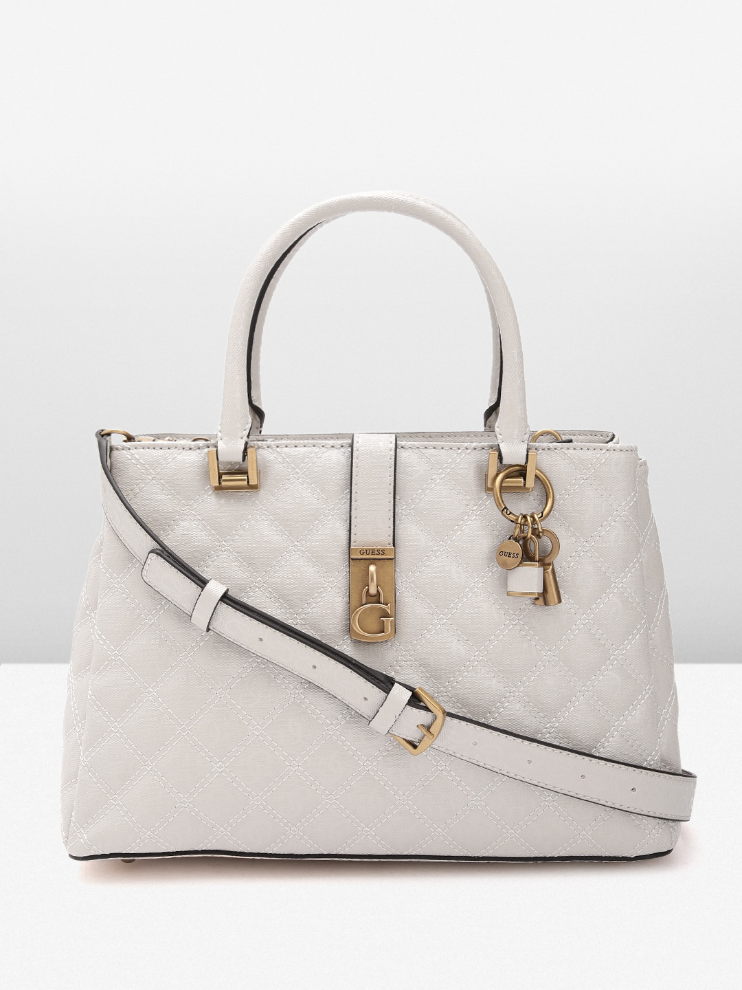 Buy GUESS Quilted Structured Handheld Bag - Handbags for Women 21498886 ...