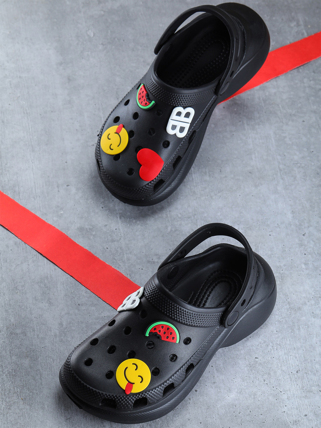 Buy Ego Women Self Design Slip On Clogs - Flip Flops for Women 21500088 ...