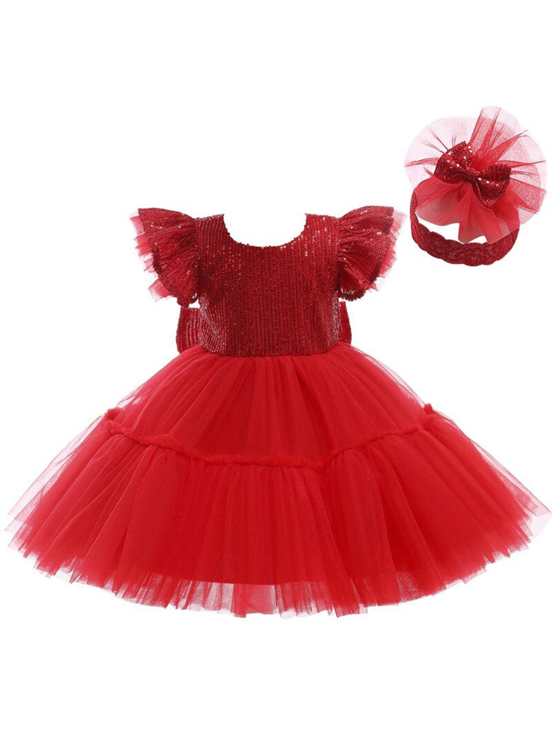 Buy R Cube Girls Round Neck Fit And Flare Dress - Dresses for Girls ...