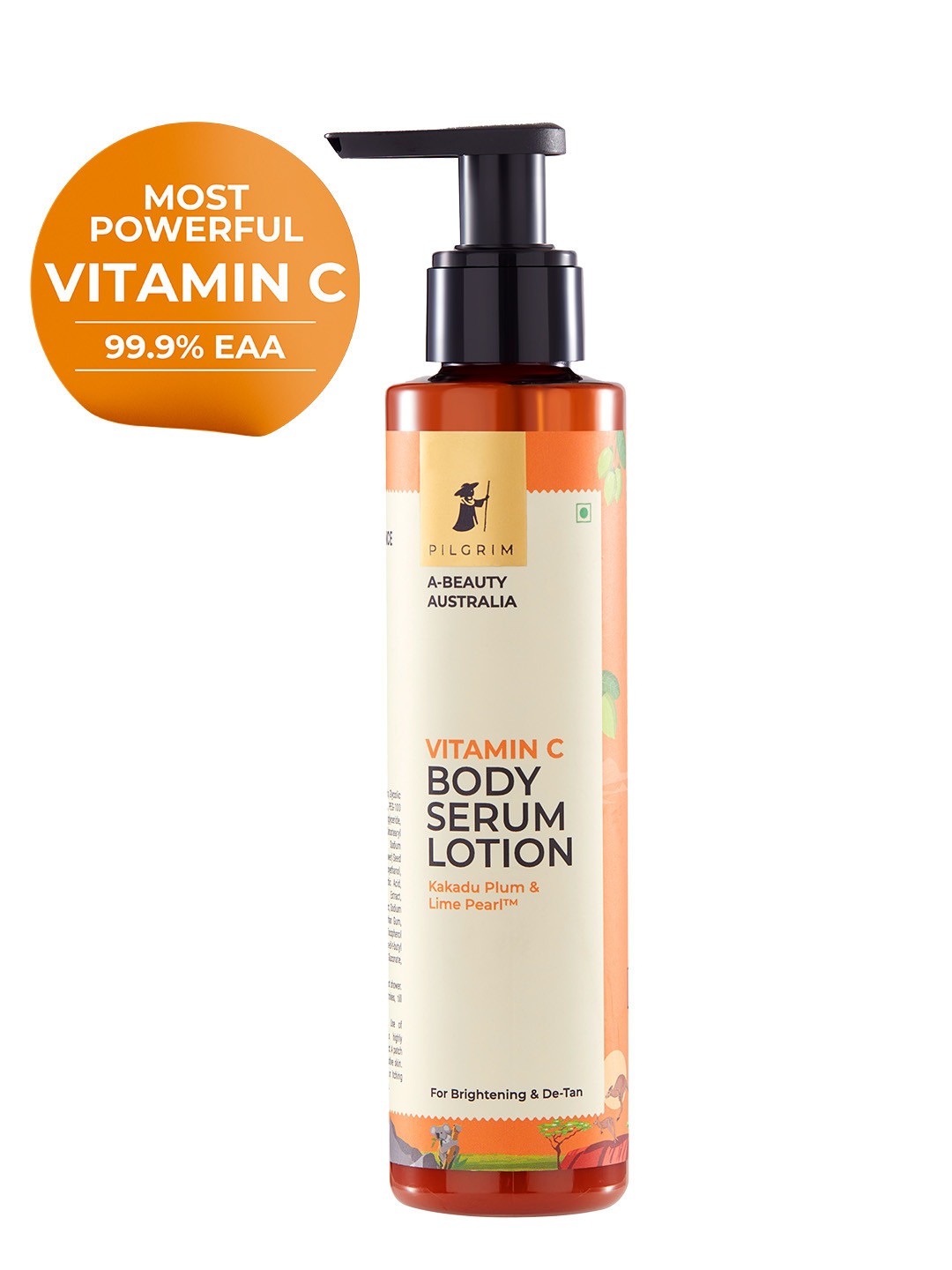 Buy Pilgrim Vitamin C Body Serum Lotion With Kakadu Plum & Lime Pearl ...