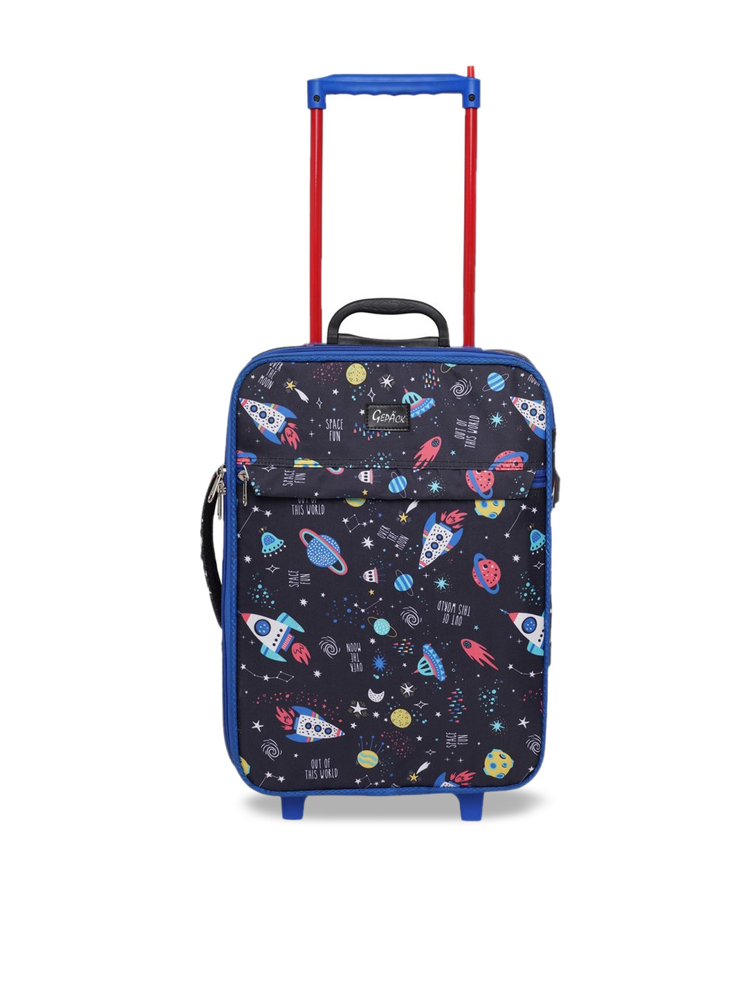 Buy GEPACK Kids Printed Hard Sided Cabin Trolley Bag - Trolley Bag for ...