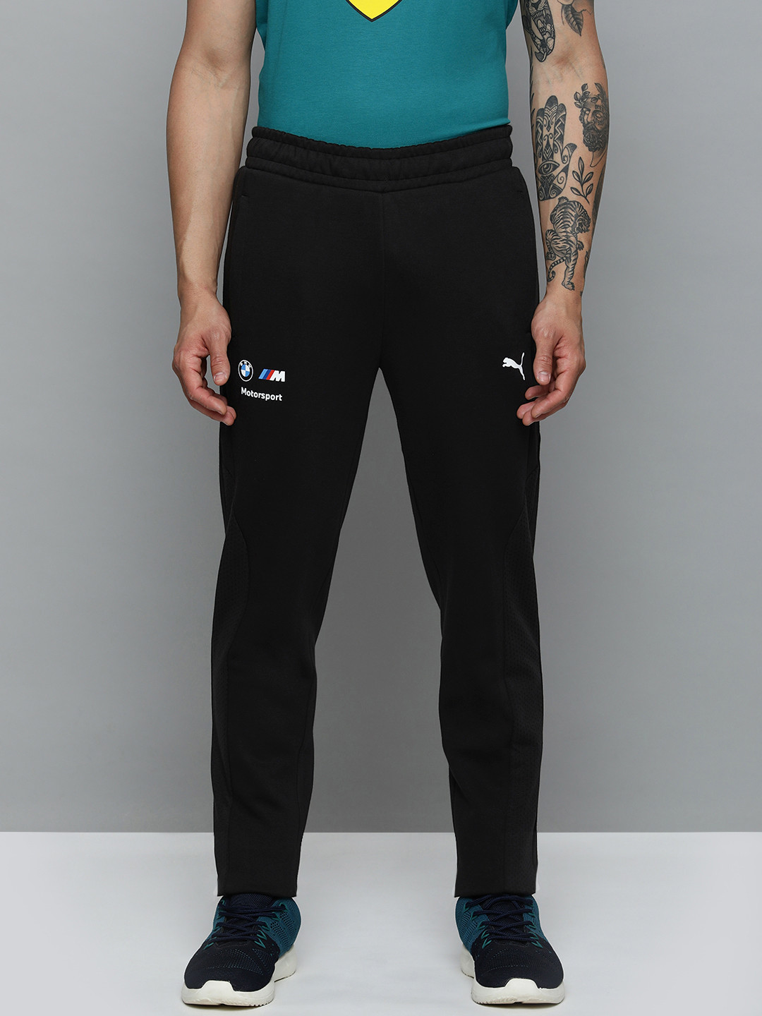 Buy PUMA Motorsport Men BMW MMS Brand Logo Slim Fit Sustainable Sweat ...