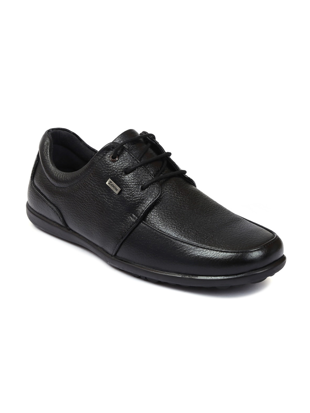 Buy Zoom Shoes Men Textured Leather Derbys - Casual Shoes for Men ...