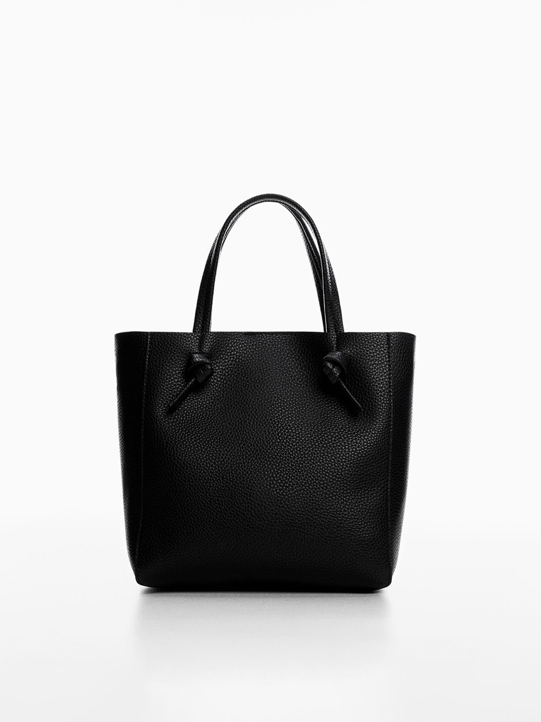 Buy MANGO Women Textured Structured Handheld Bag - Handbags for Women ...
