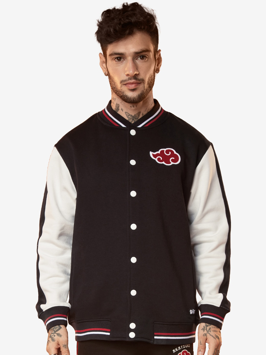 Buy The Souled Store Men Varsity Jacket With Patchwork - Jackets for ...