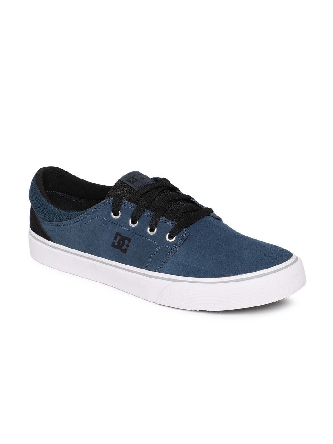 Buy DC Men Blue Suede Sneakers - Casual Shoes for Men 2153955 | Myntra