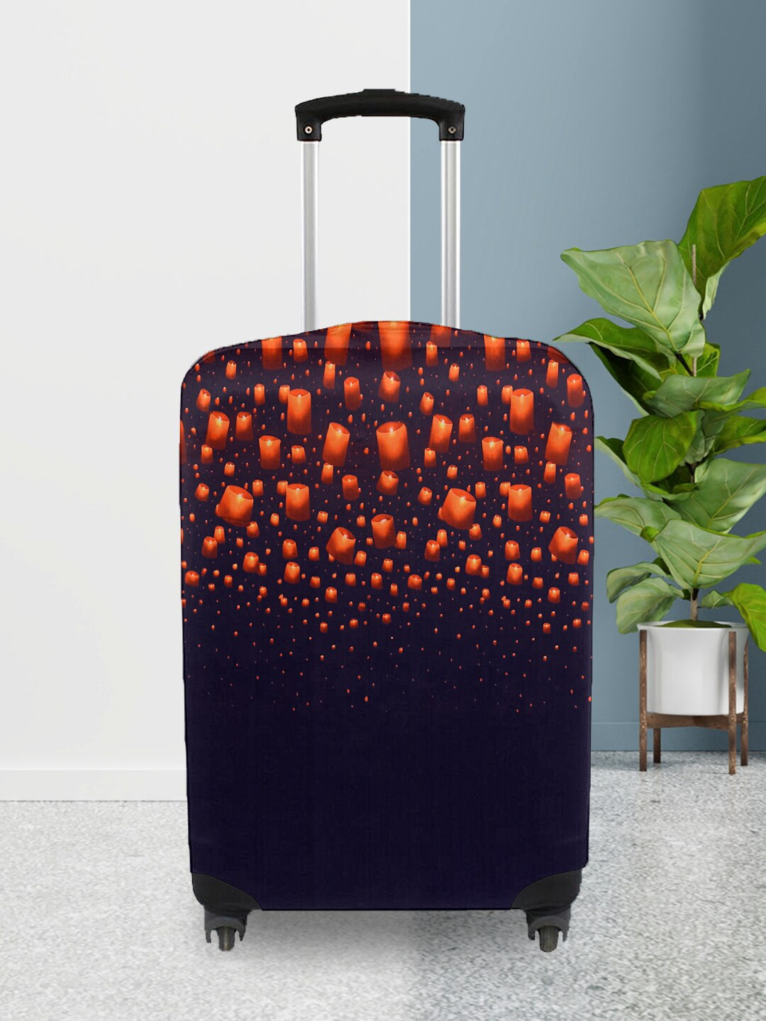 Buy Cortina Printed Protective Small Trolley Bag Cover - Travel ...