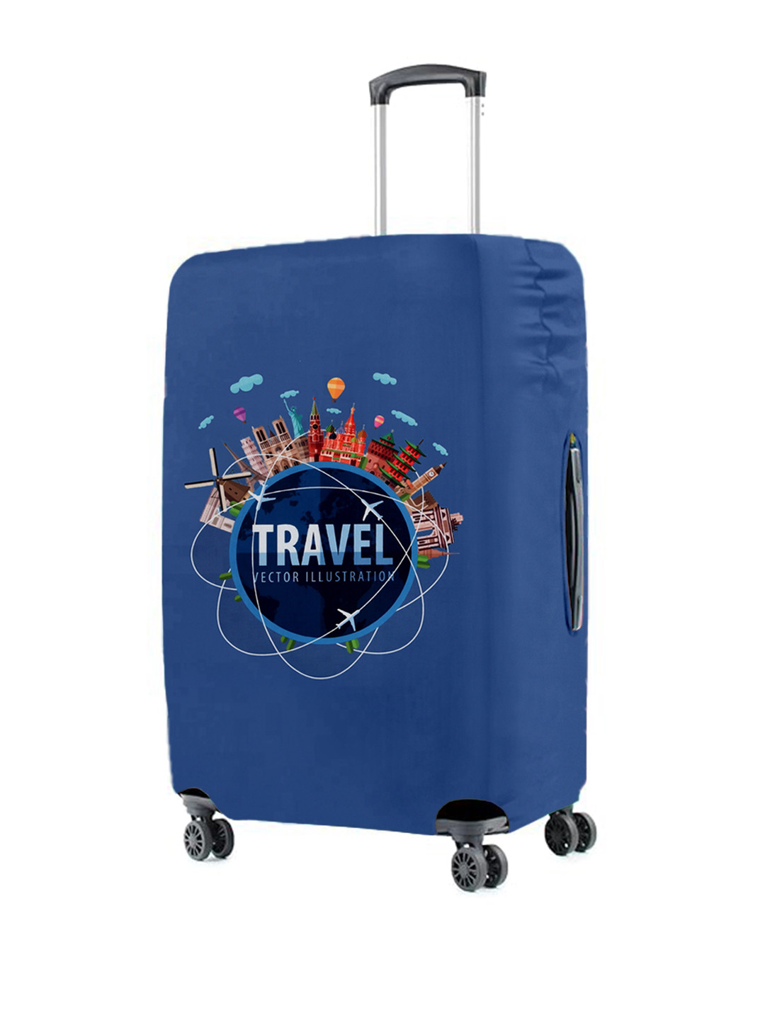 Buy Cortina Printed Protective Medium Trolley Bag Cover - Travel ...