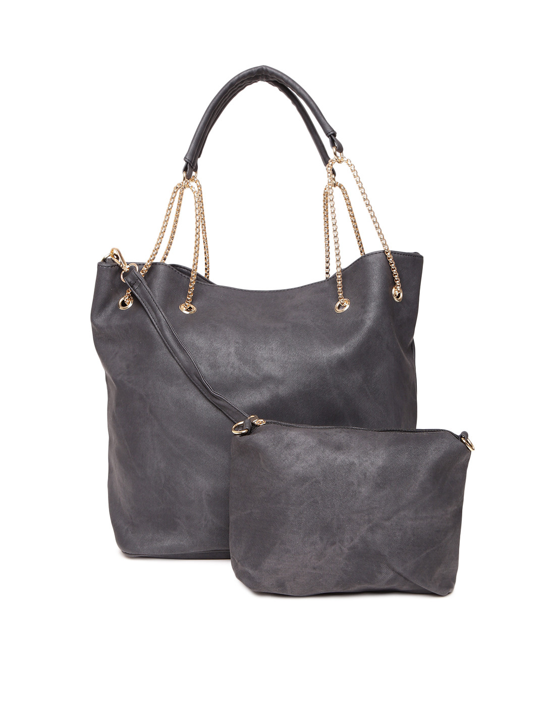 Buy Red Pout Black Solid Shoulder Bag With Pouch - Handbags for Women ...