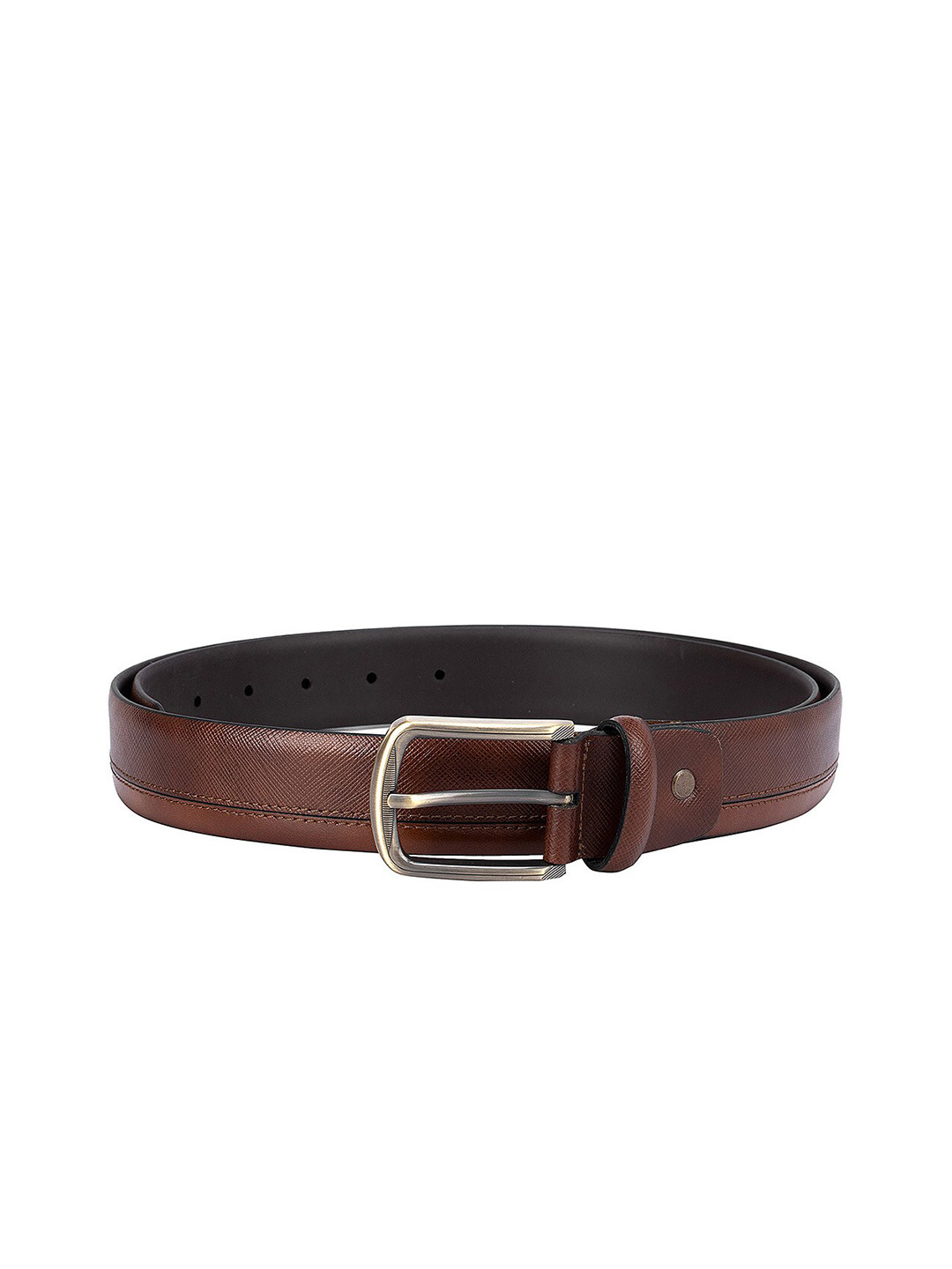 Buy ROSSO BRUNELLO Men Textured Leather Belt - Belts for Men 21545816 ...