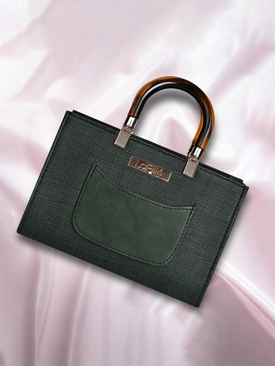 Buy LaFille Structured Applique Handheld Bag - Handbags for Women ...