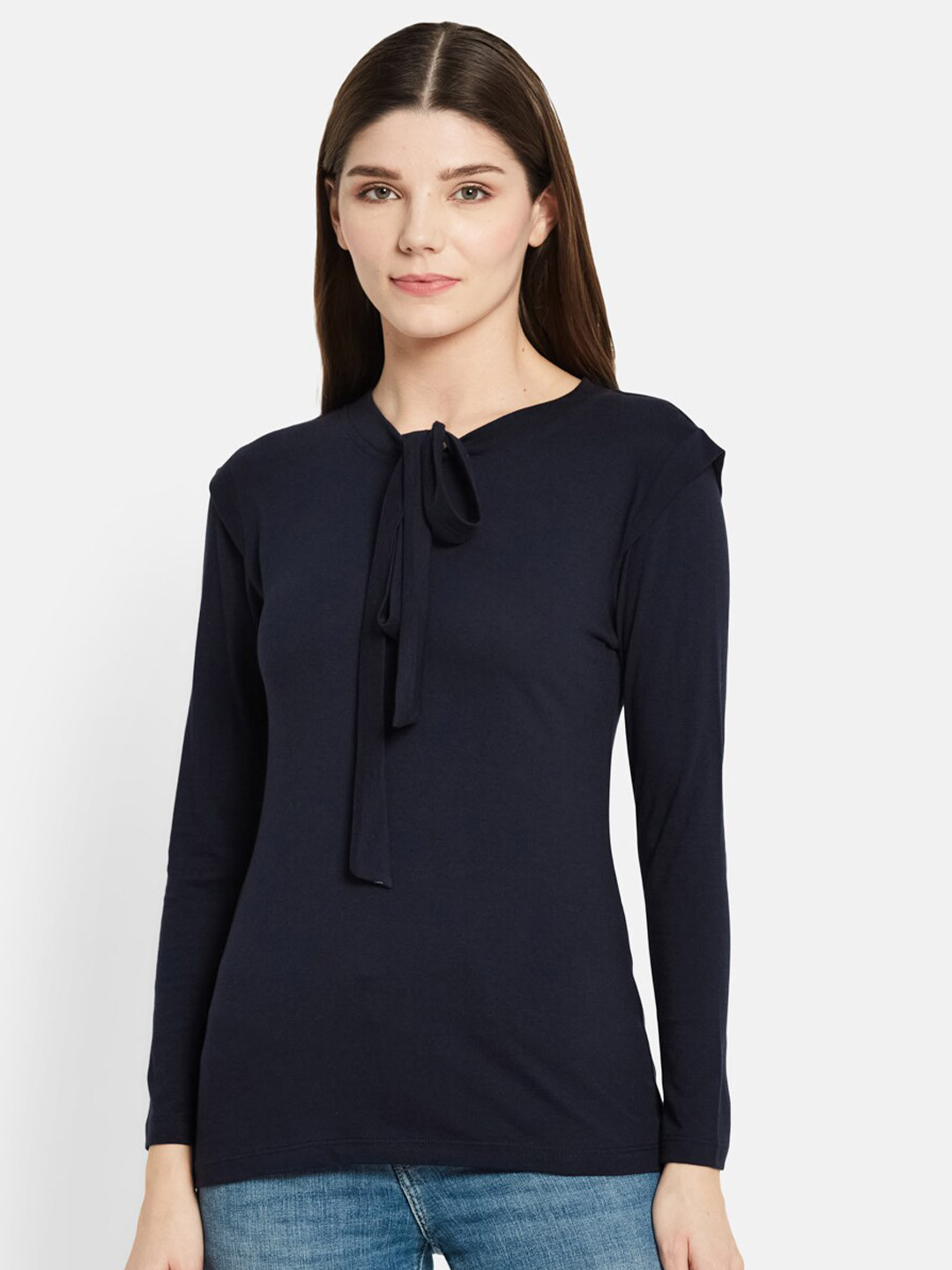 Buy UNMADE Tie Up Neck Top - Tops for Women 21554242 | Myntra