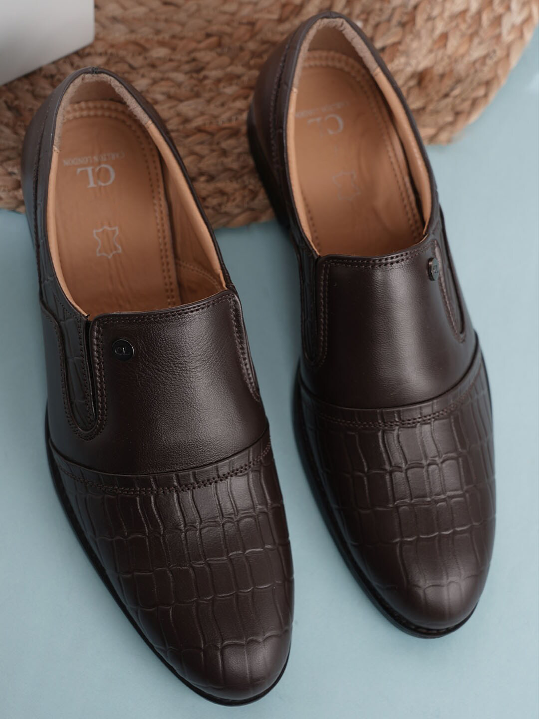 Buy Carlton London Men Leather Slip On Sneakers - Casual Shoes for Men ...
