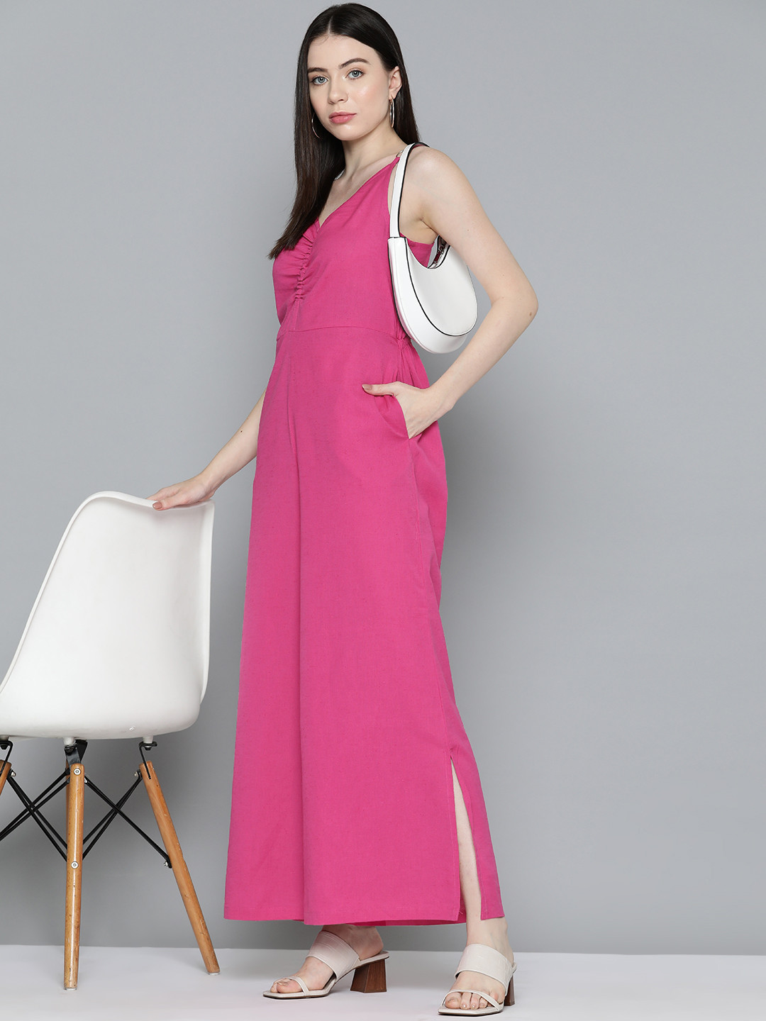 Buy Chemistry Ruched Detailed Basic Jumpsuit - Jumpsuit for Women ...