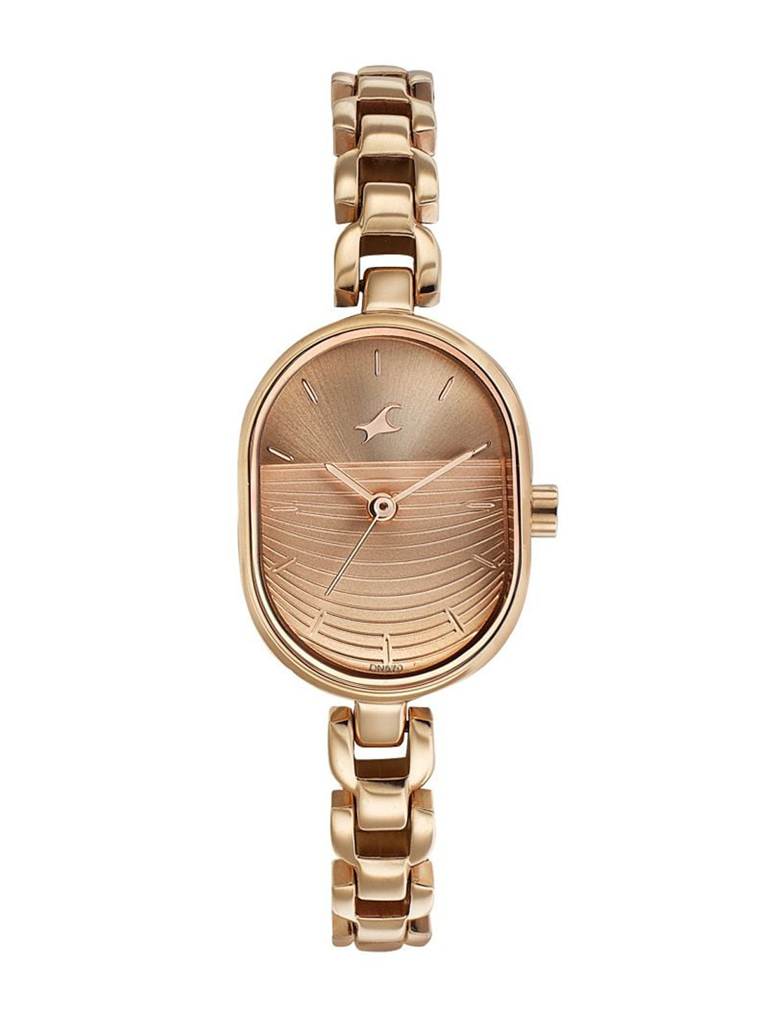 Buy Fastrack Women Brass Embellished Bracelet Style Straps Analogue ...