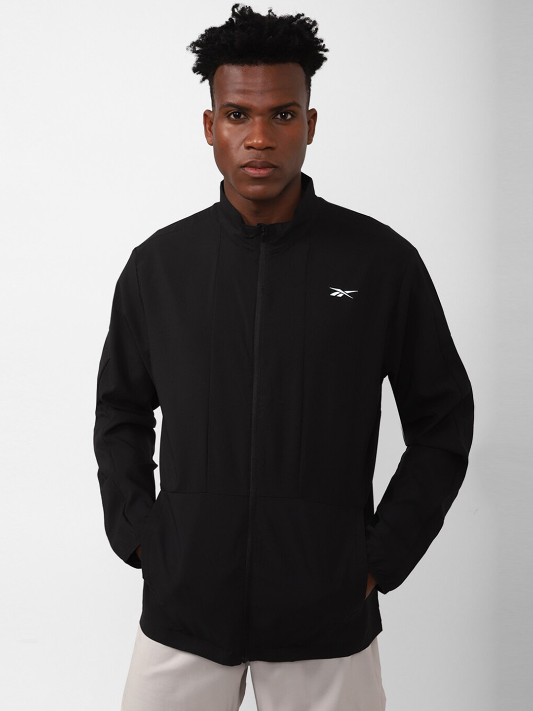 Buy Reebok Men Training Rbk Performance Sporty Jacket - Jackets for Men ...