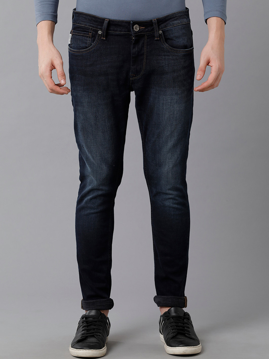 Buy Voi Jeans Men Skinny Fit Light Fade Stretchable Jeans - Jeans for ...