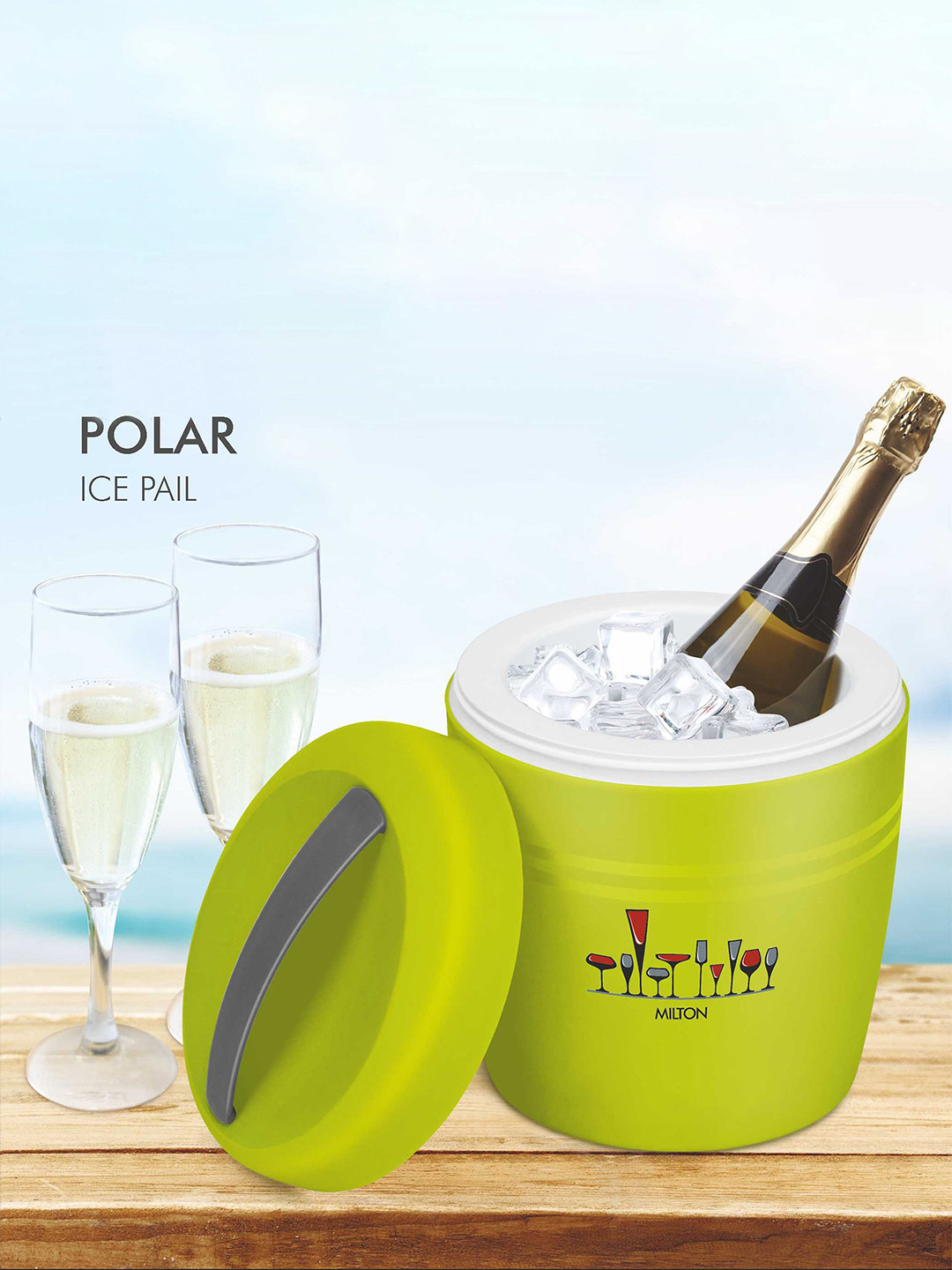 Buy Milton Polar Green Ice Bucket 1.5 L - Ice Buckets for Unisex ...