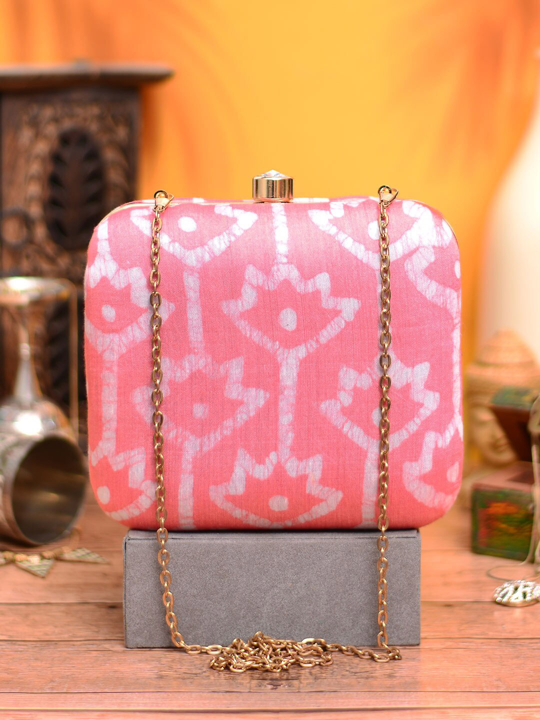 Buy ARTKLIM Printed Box Clutch - Clutches for Women 21592860 | Myntra