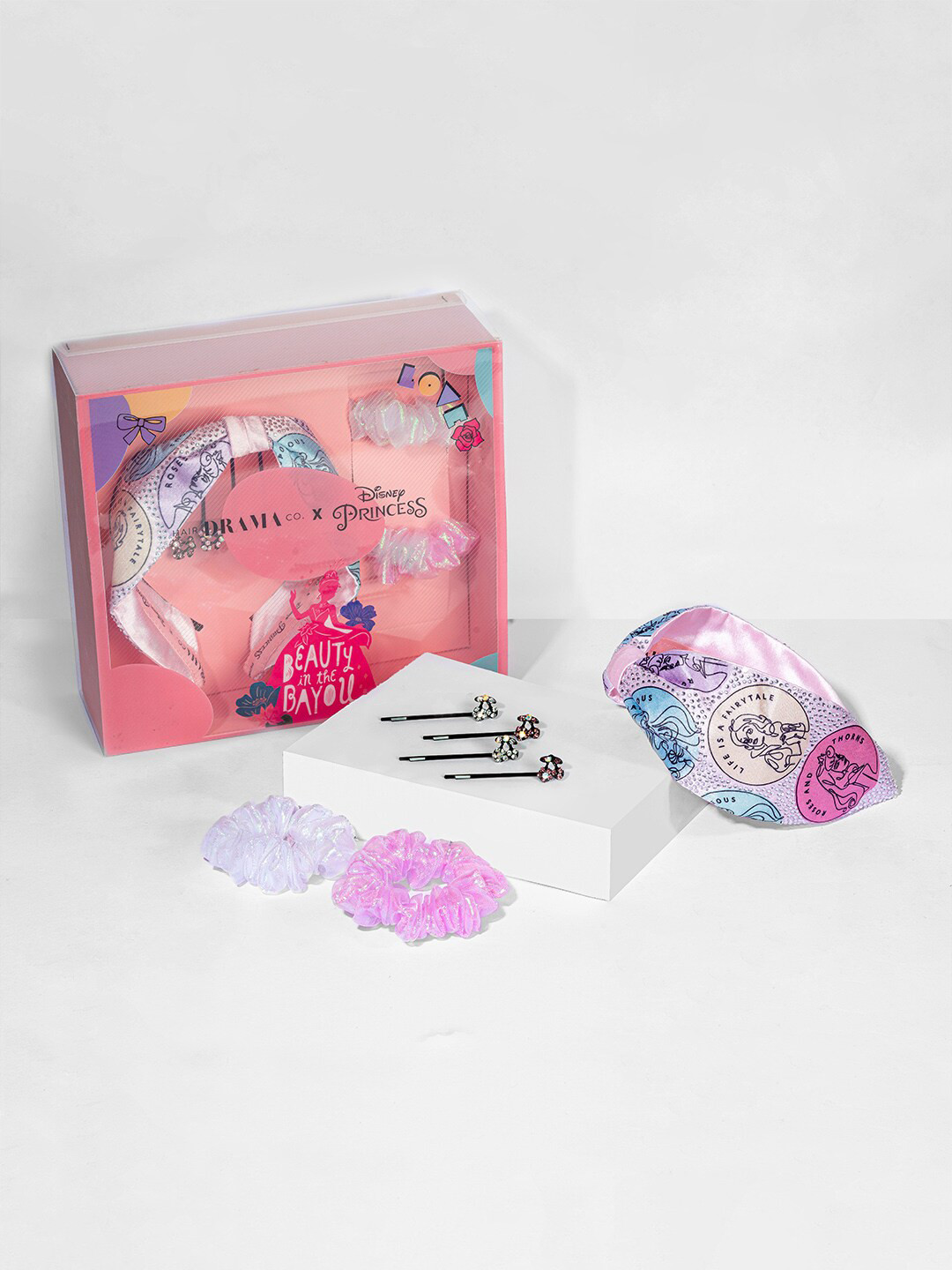 Buy HAIR DRAMA CO. Girls Set Of 7 HDC X Disney Princess Fairytale Gift ...