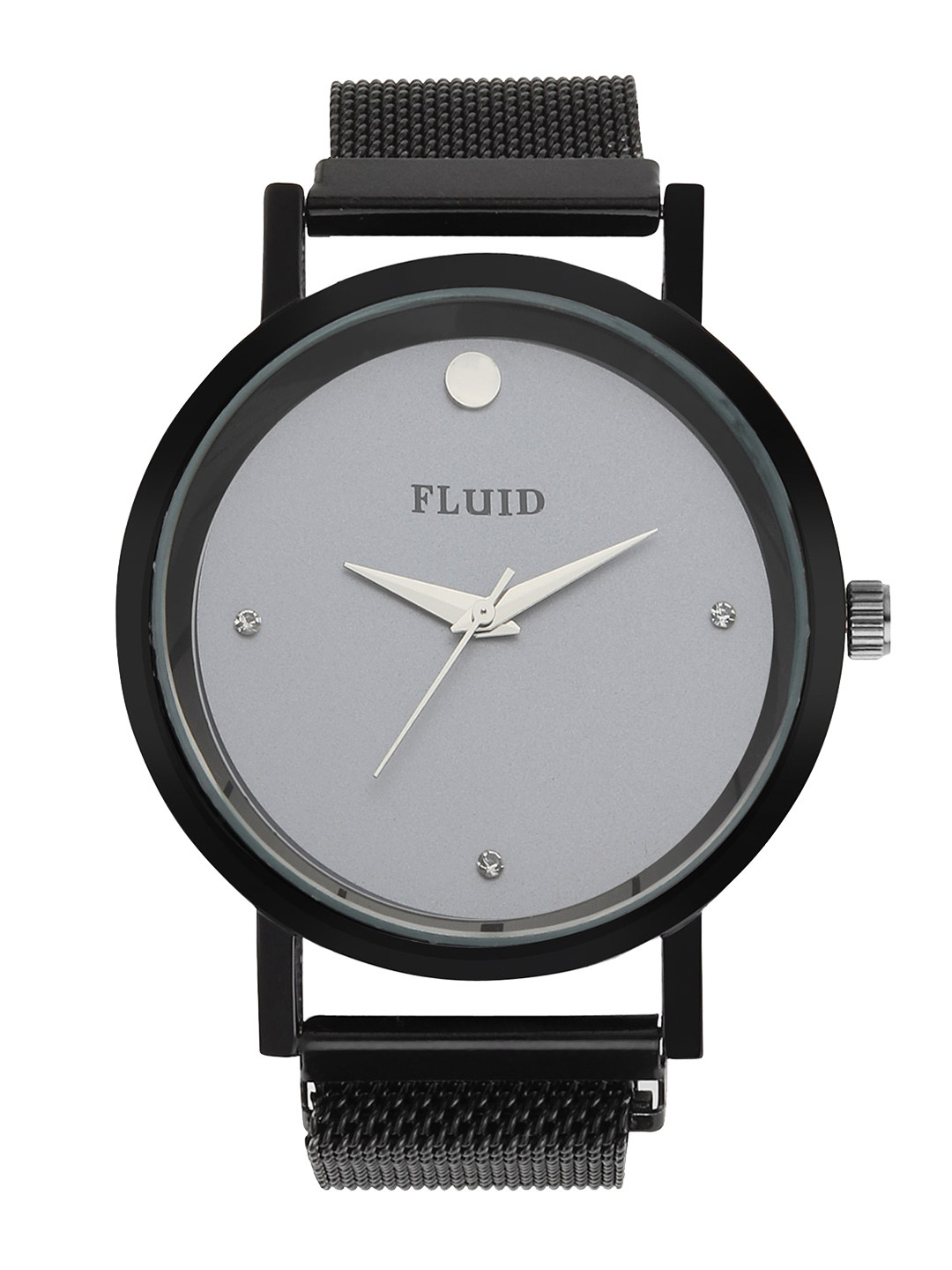 Buy FLUID Women Embellished Dial & Bracelet Style Straps Analogue Watch ...