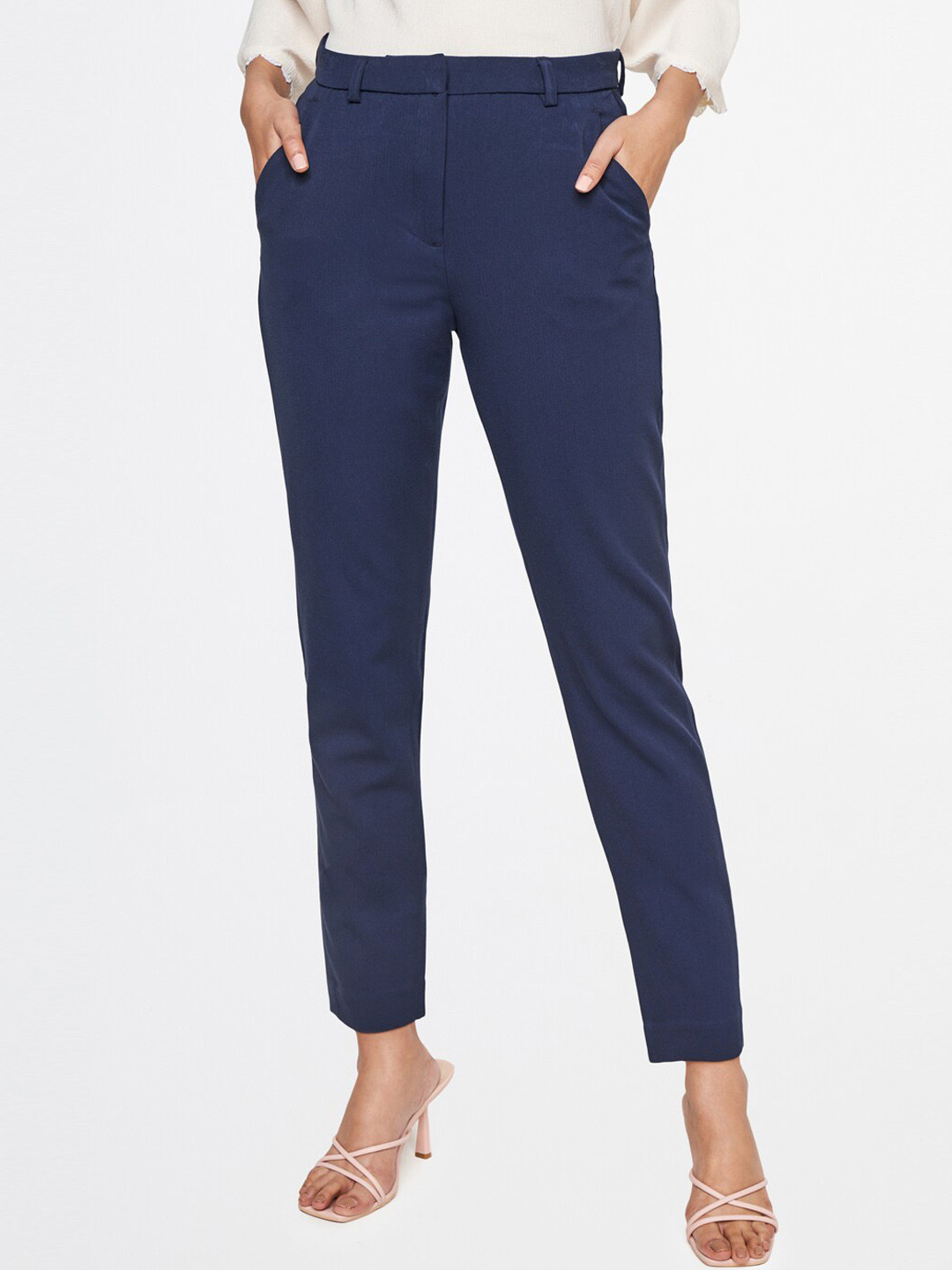 Buy AND Women Chinos - Trousers for Women 21595564 | Myntra