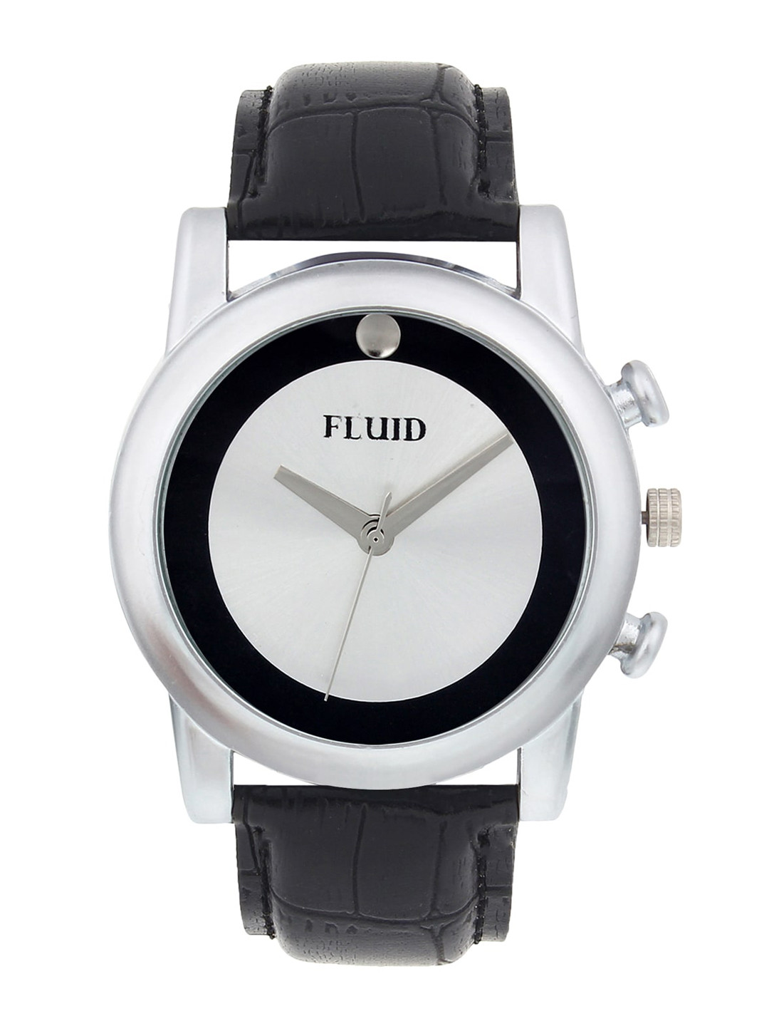 Buy FLUID Men Leather Straps Analogue Watch FL23 718 BK01 - Watches for ...