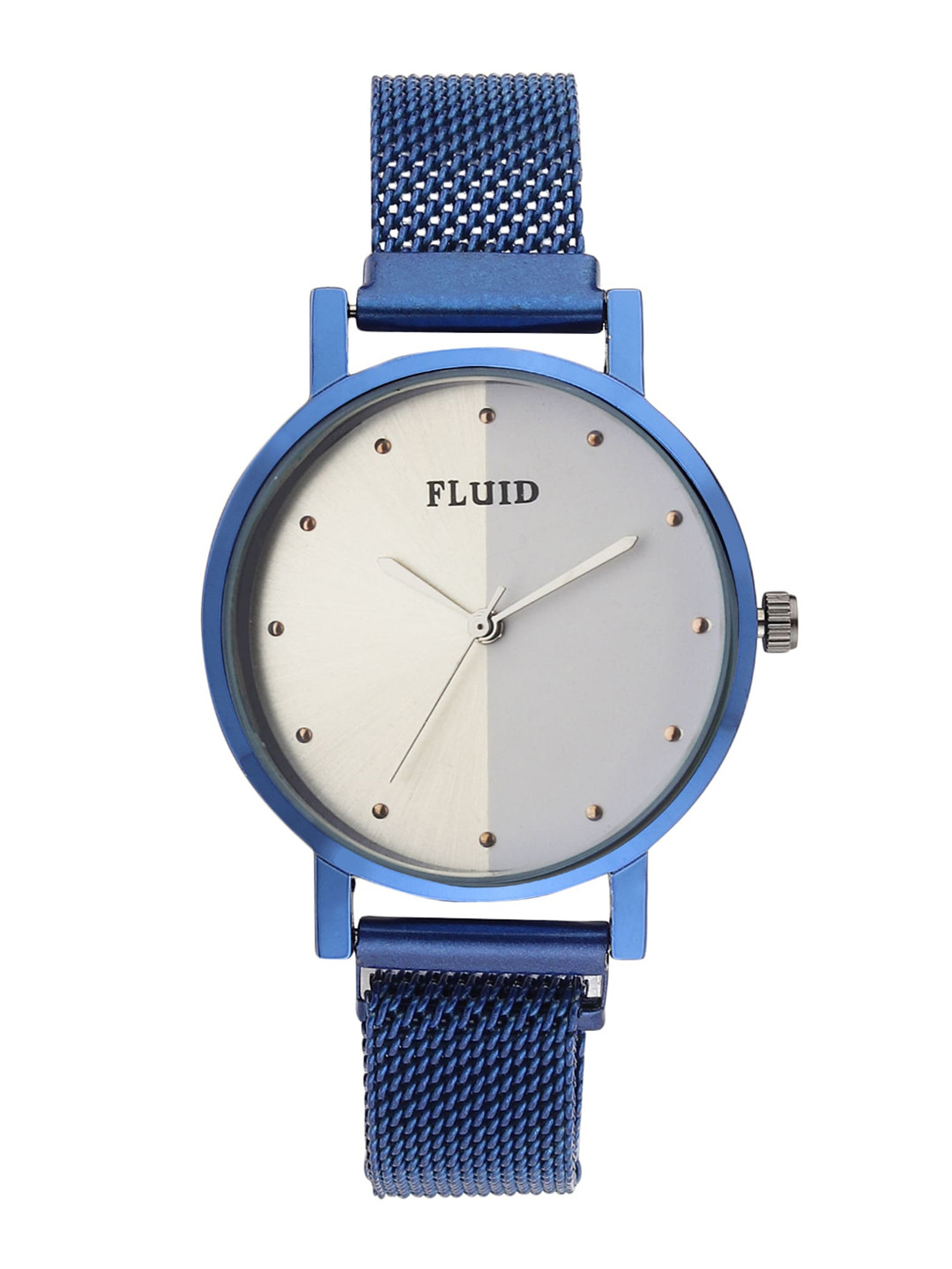 Buy FLUID Women Textured Straps Analogue Watch FL23 Mag BL 07 - Watches ...
