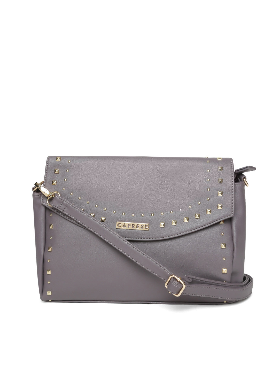 Buy Caprese Taupe Studded Sling Bag - Handbags for Women 2160410 | Myntra