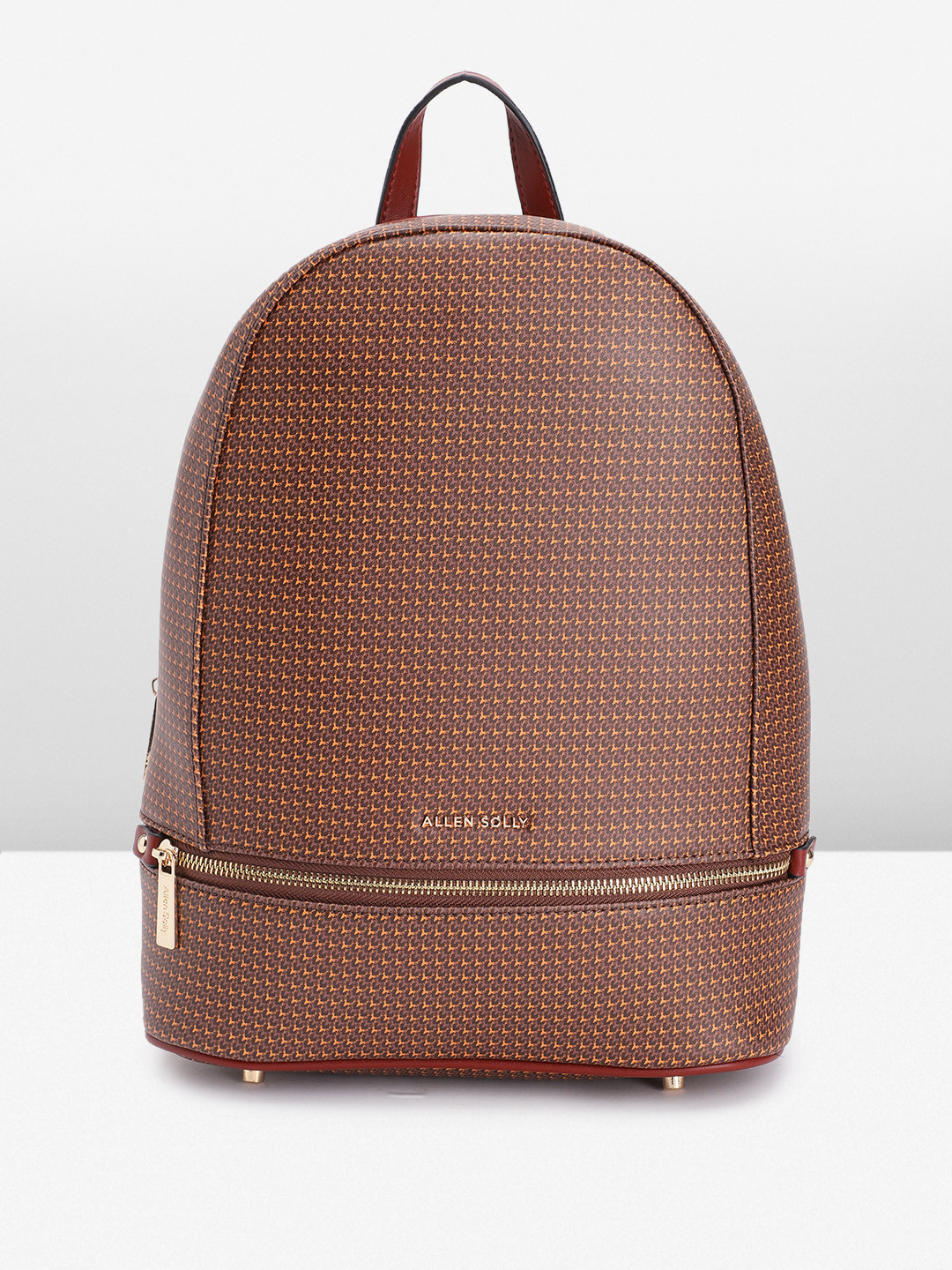 Buy Allen Solly Women Brand Logo Printed Backpack - Backpacks for Women ...