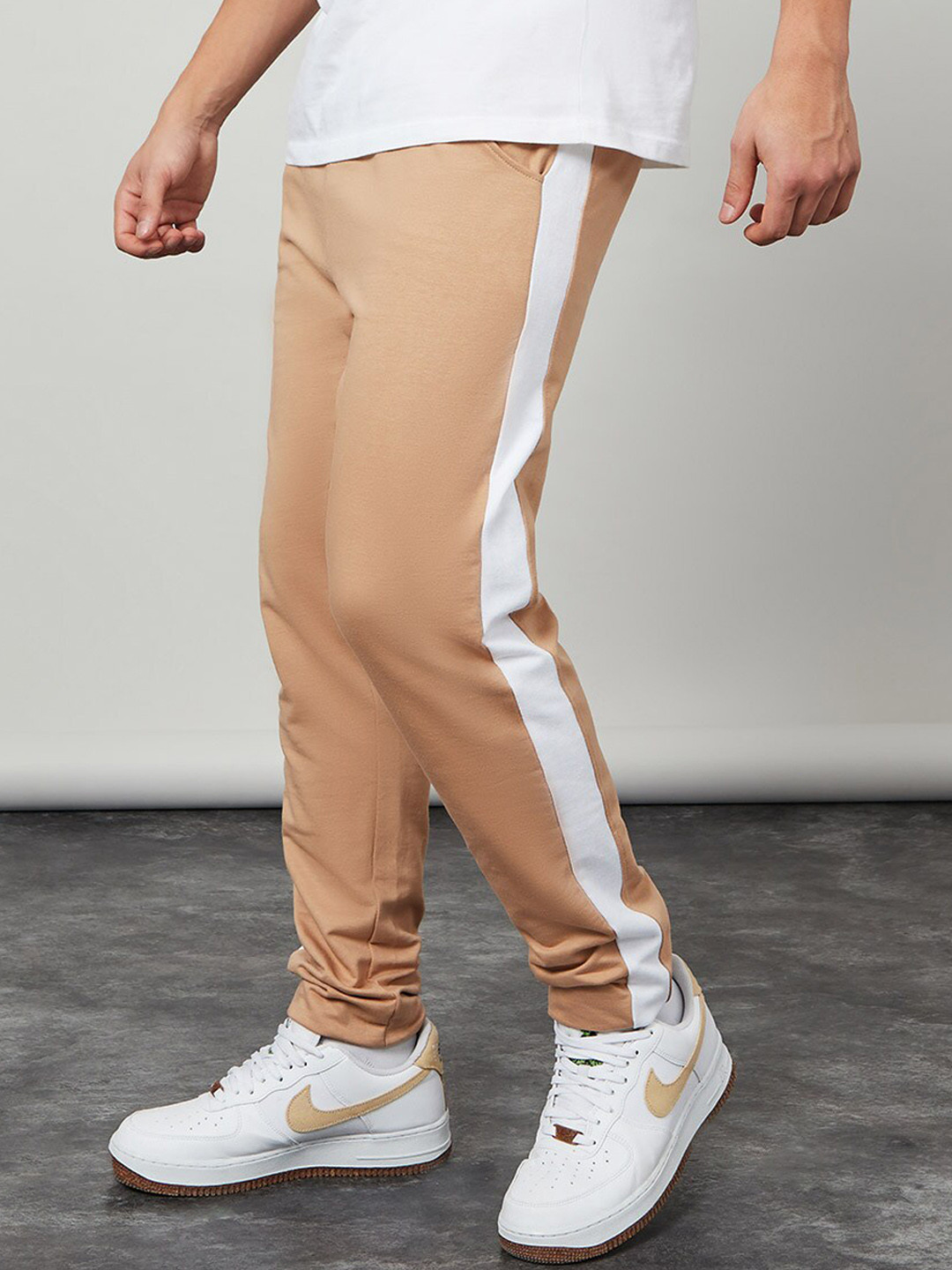 Buy Styli Men Side Stripe Detail Regular Fit Jogger - Track Pants for ...