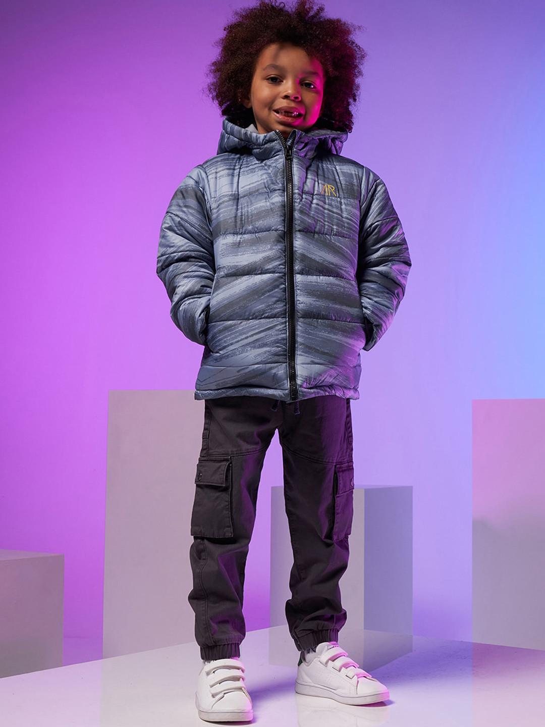 Buy Angel & Rocket Boys Hooded Windcheater Puffer Jacket - Jackets for ...