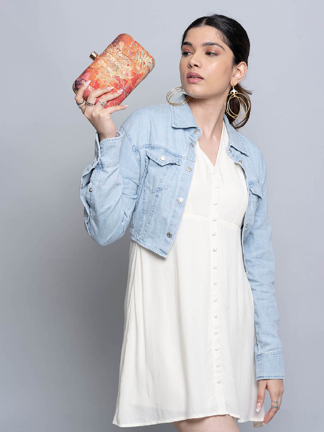 Buy ZOUK Printed Water Resistance Box Clutch - Clutches for Women ...