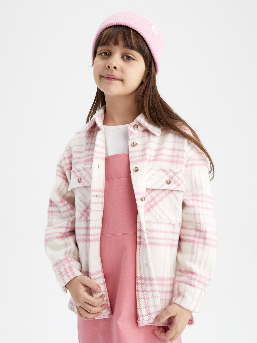 Buy DeFacto Girls Checked Casual Shirt - Shirts for Girls 21618716 | Myntra