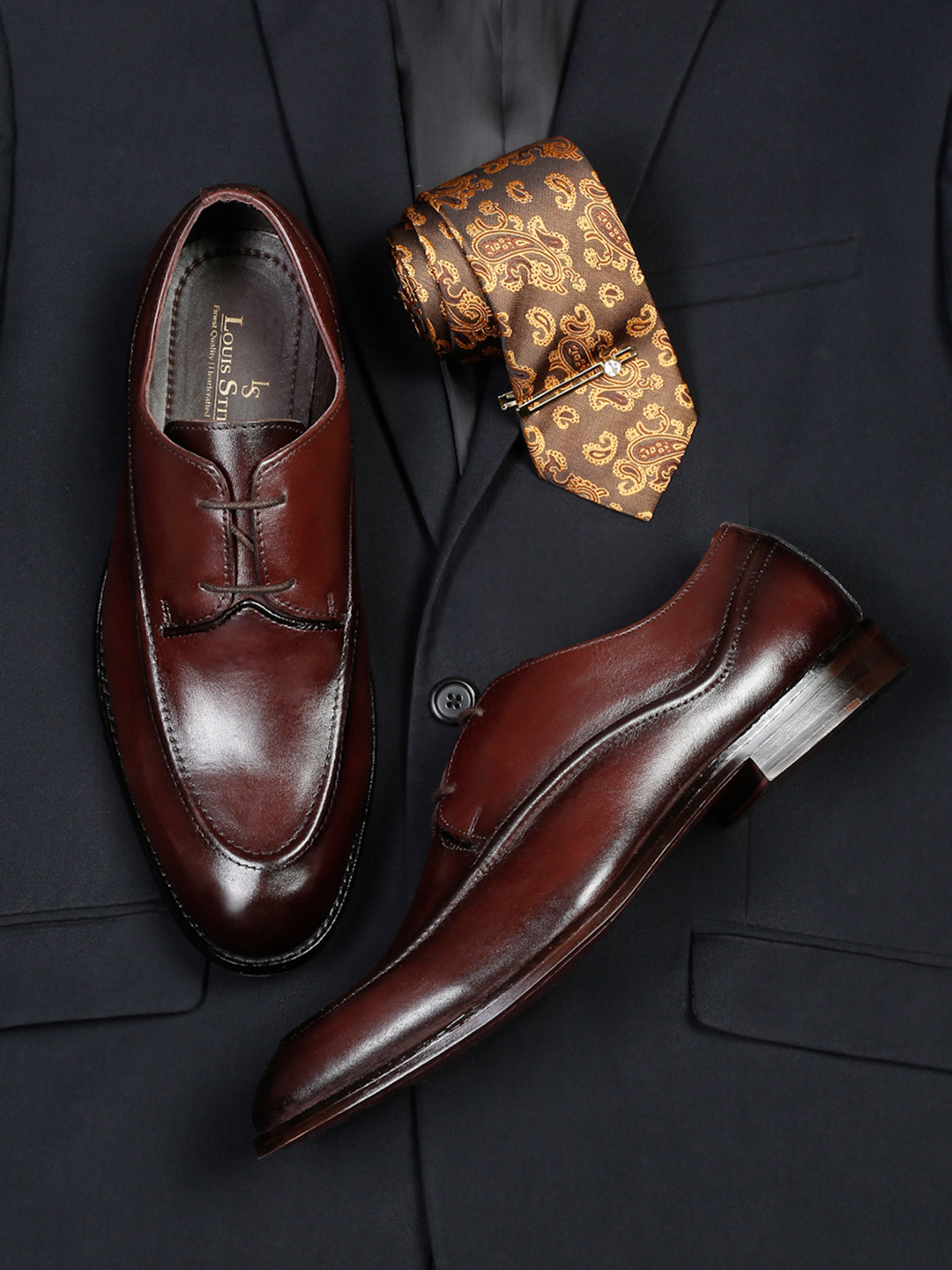 Buy LOUIS STITCH Men Leather Formal Derbys - Formal Shoes for Men ...