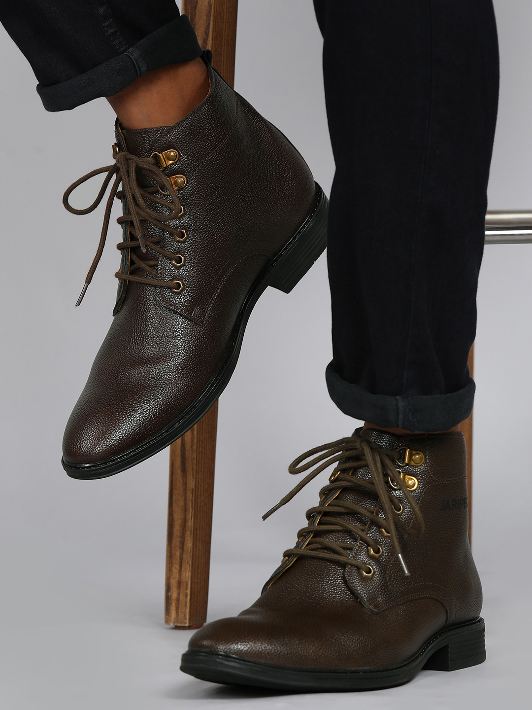 Buy Buckaroo Men Mid Top Biker Boots - Boots for Men 21621088 | Myntra