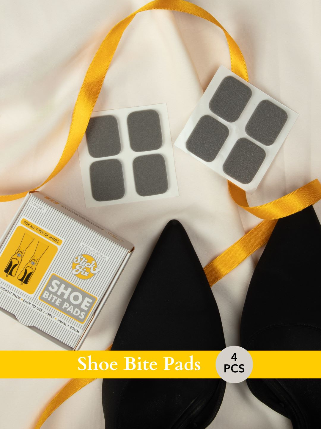 Buy SLICKFIX Pack Of 4 Shoe Bite Protector Pads - Shoe Accessories for ...