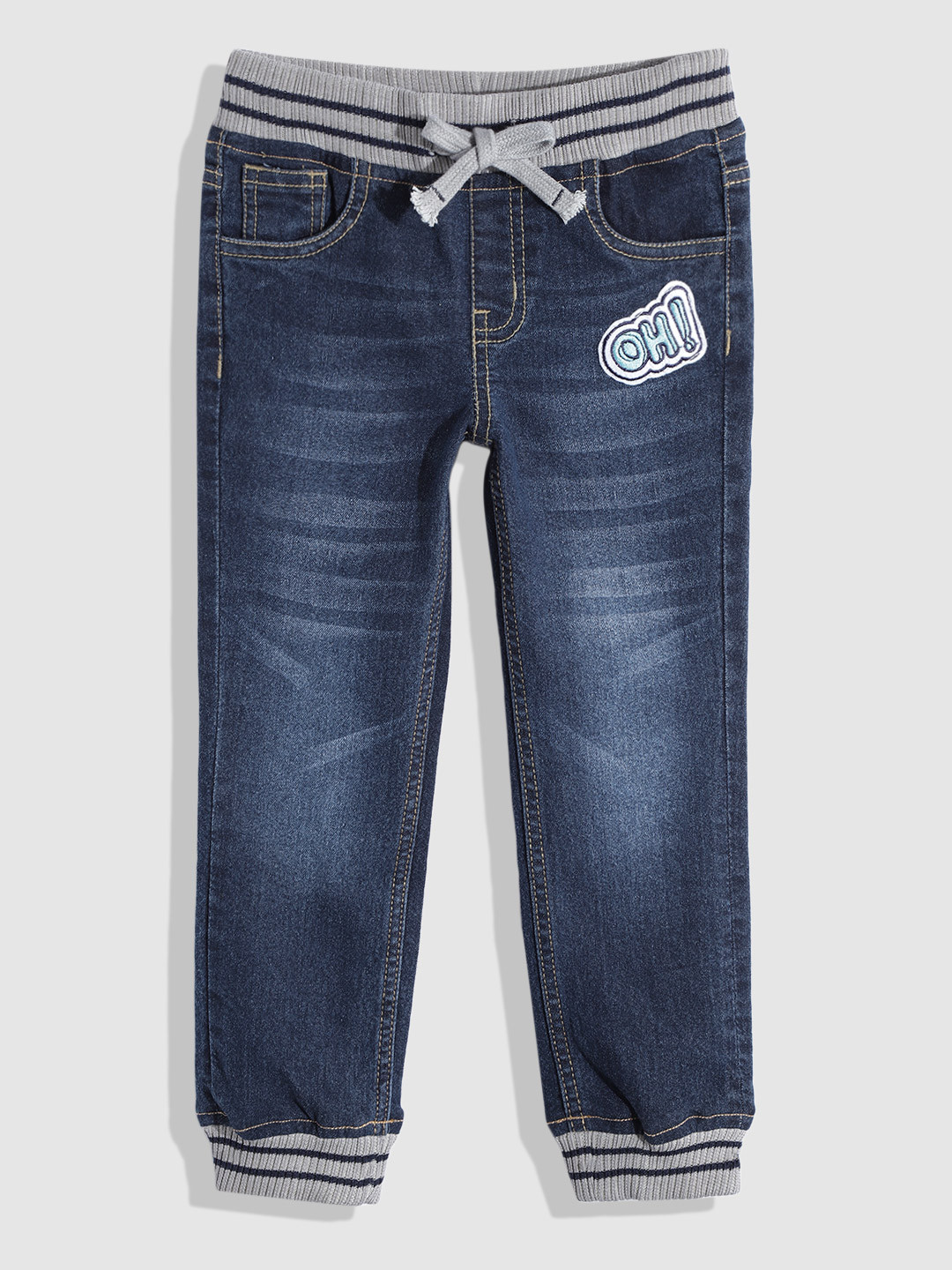 Buy YK Boys Light Fade Stretchable Regular Jeans - Jeans for Boys ...