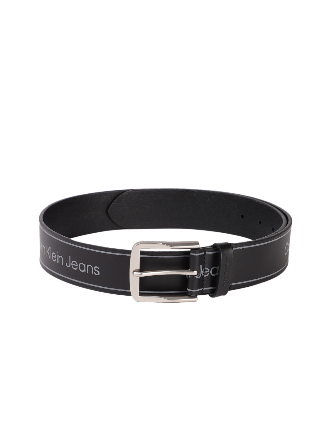 Buy Calvin Klein Men Brand Logo Print Leather Belt - Belts for Men ...