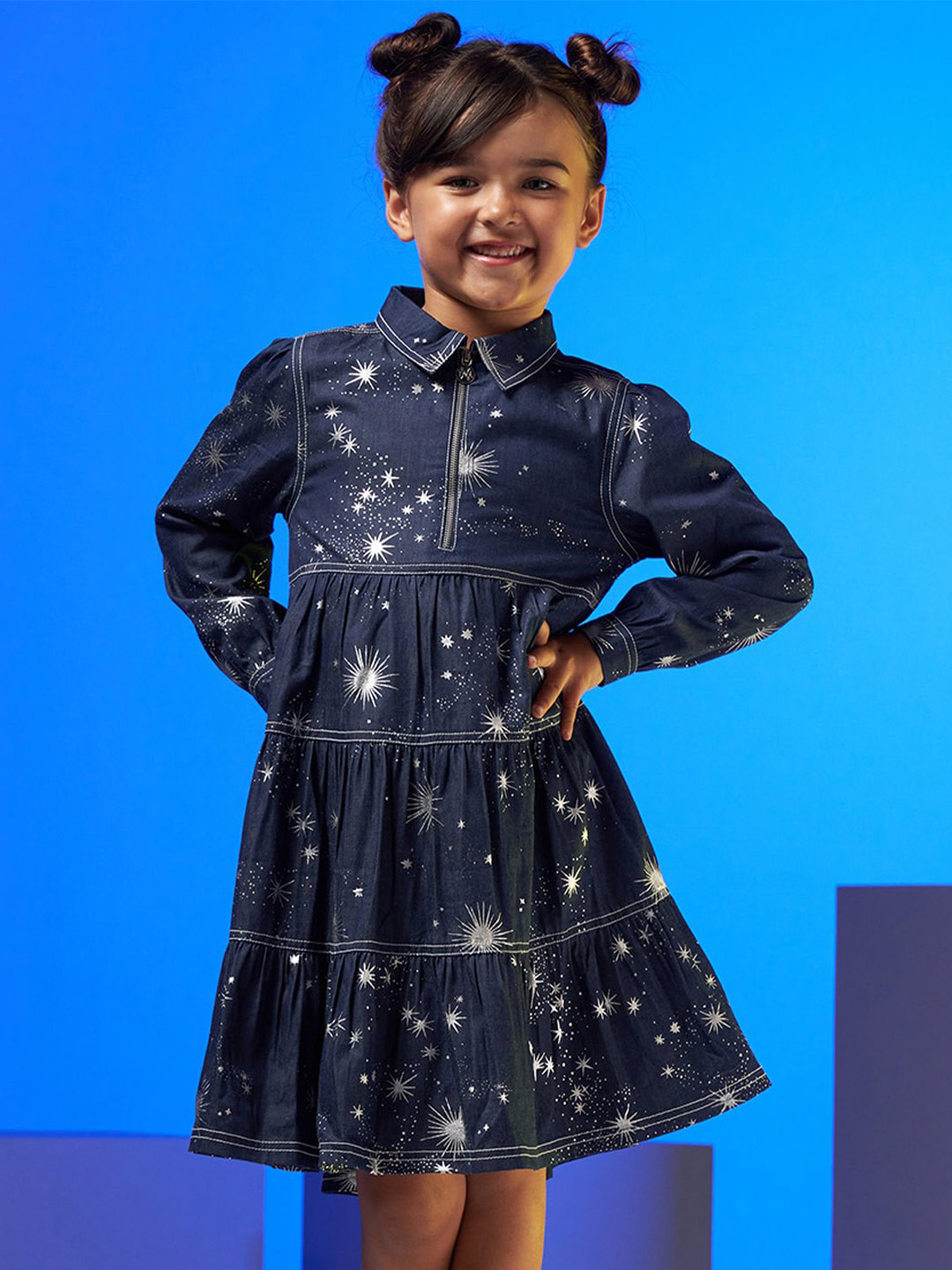 Buy Angel & Rocket Shirt Dress - Dresses for Girls 21634320 | Myntra