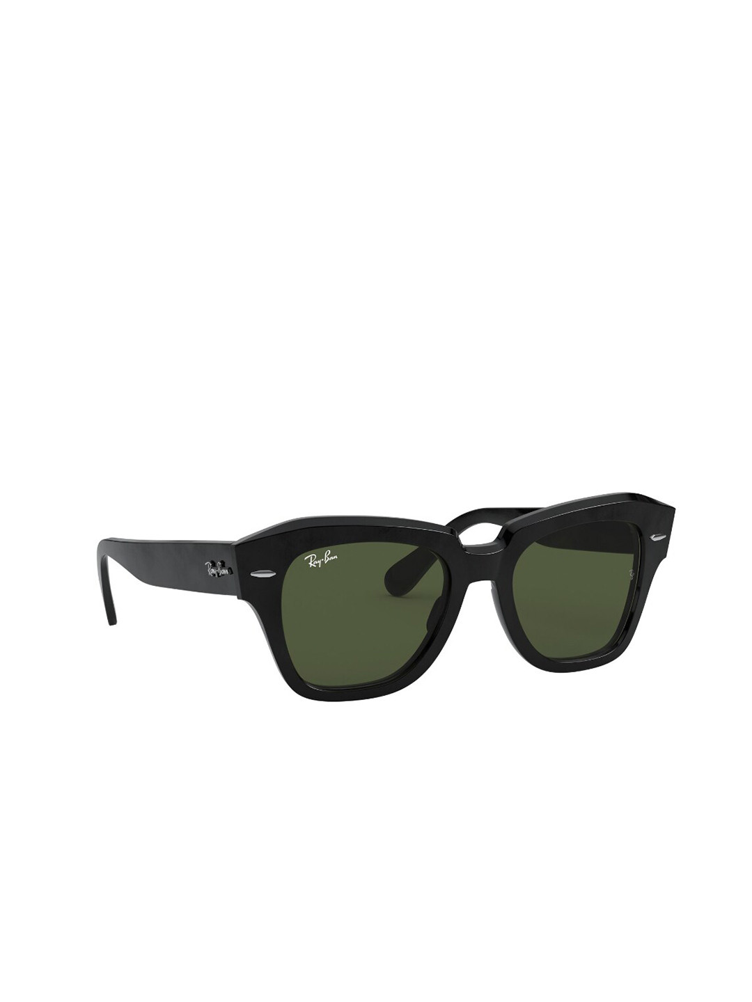 Buy Ray Ban Unisex UV Protected Green Lens Square Sunglasses 0RB2186901 ...
