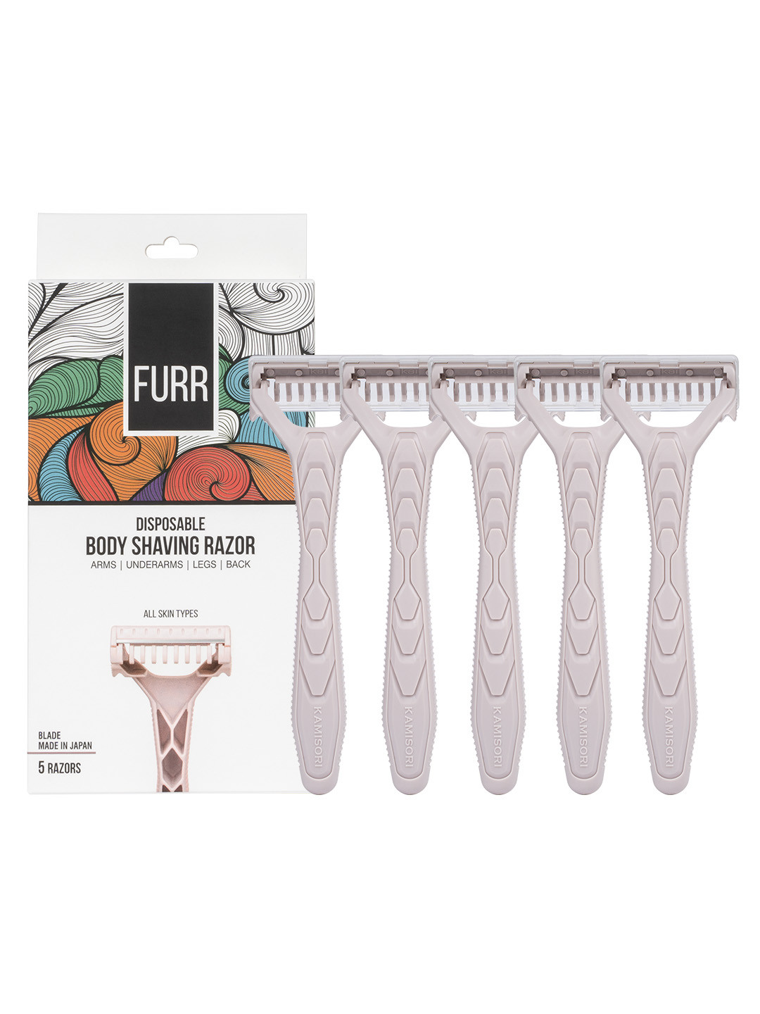 Buy PEESAFE FURR Disposable Body Shaving Razors 5 Pcs - Razors And ...