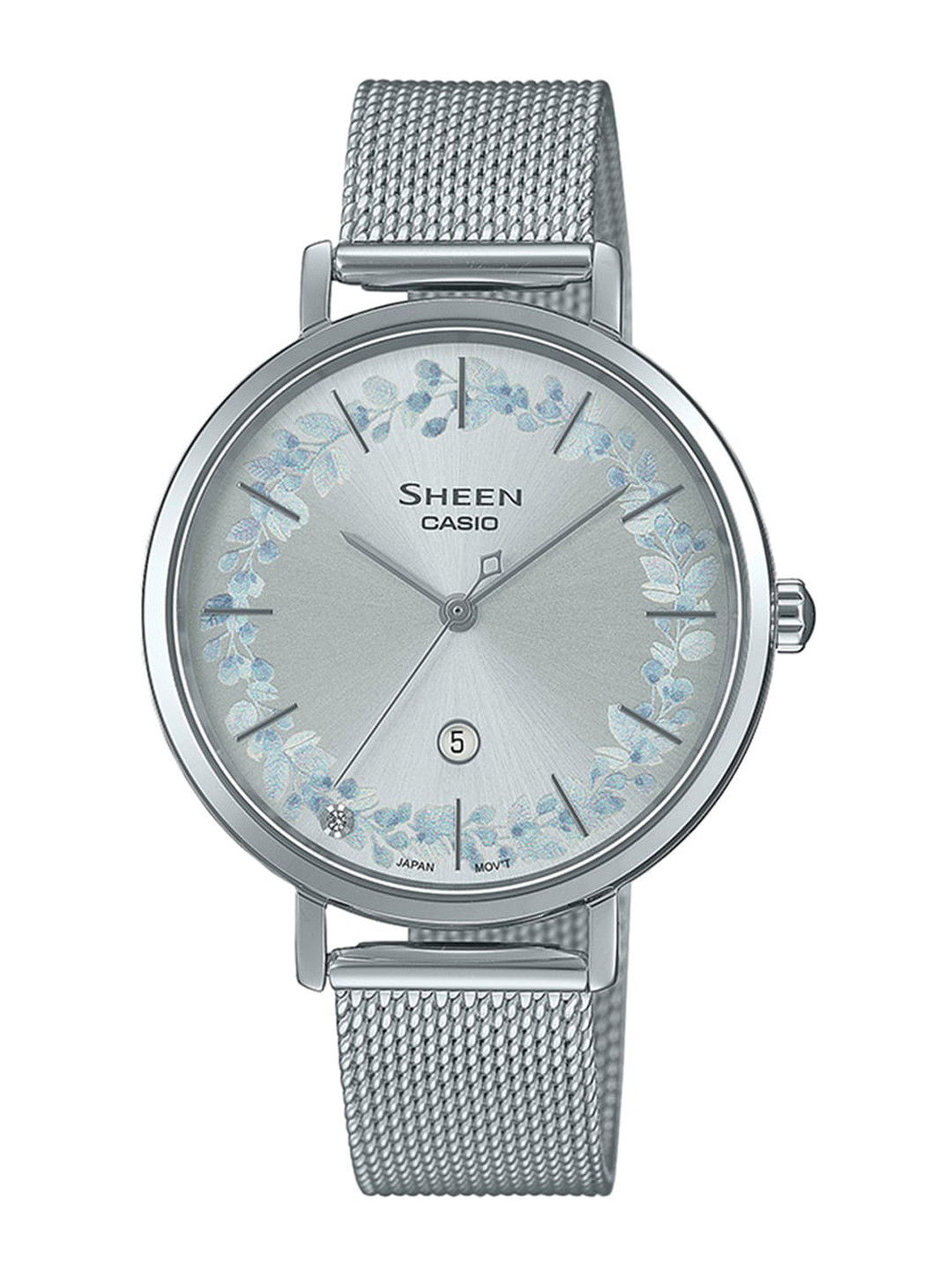 Buy CASIO Women Embellished Dial & Stainless Steel Bracelet Style ...