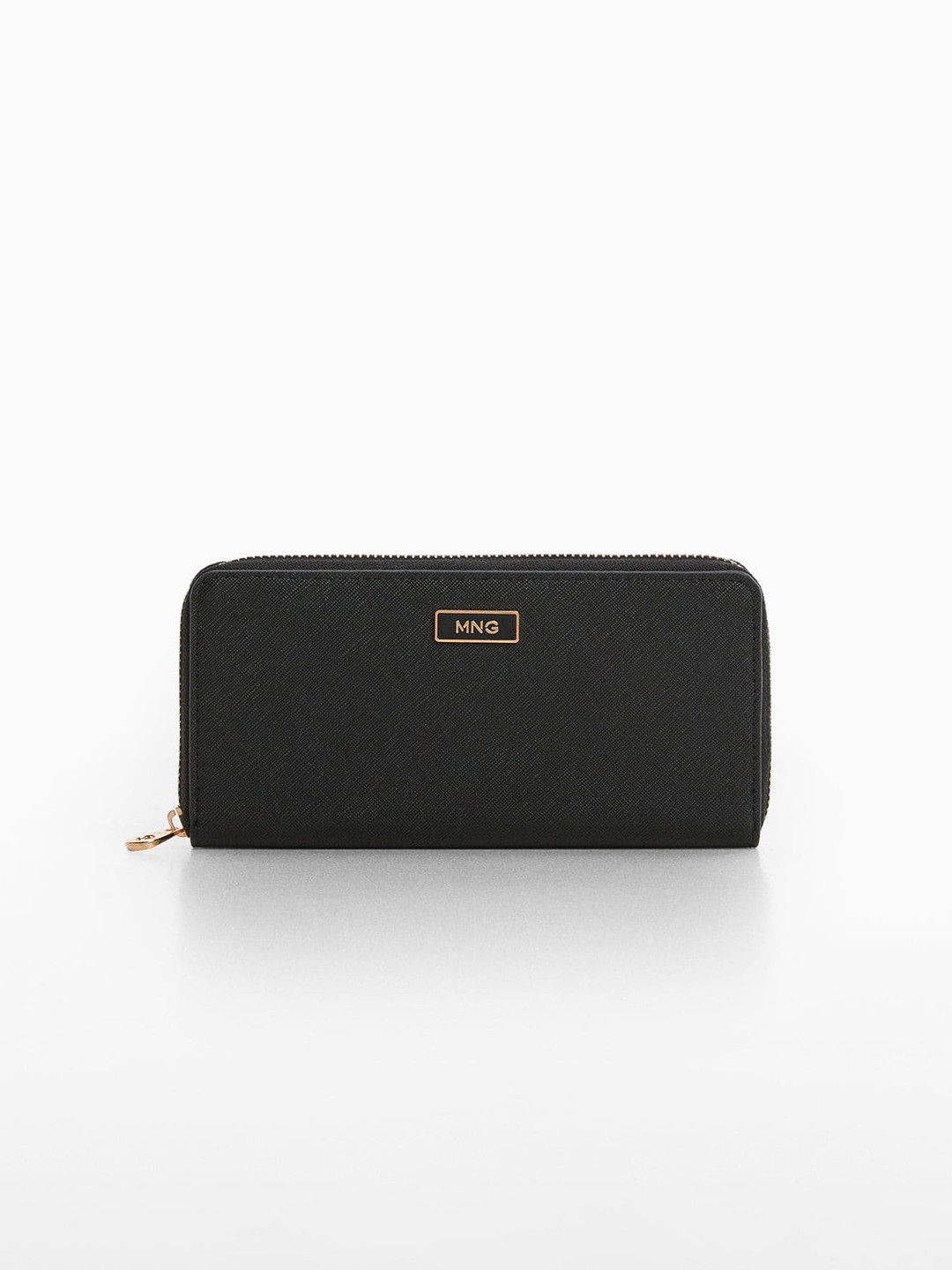 Buy MANGO Women Saffiano Textured Zip Around Wallet - Wallets for Women ...