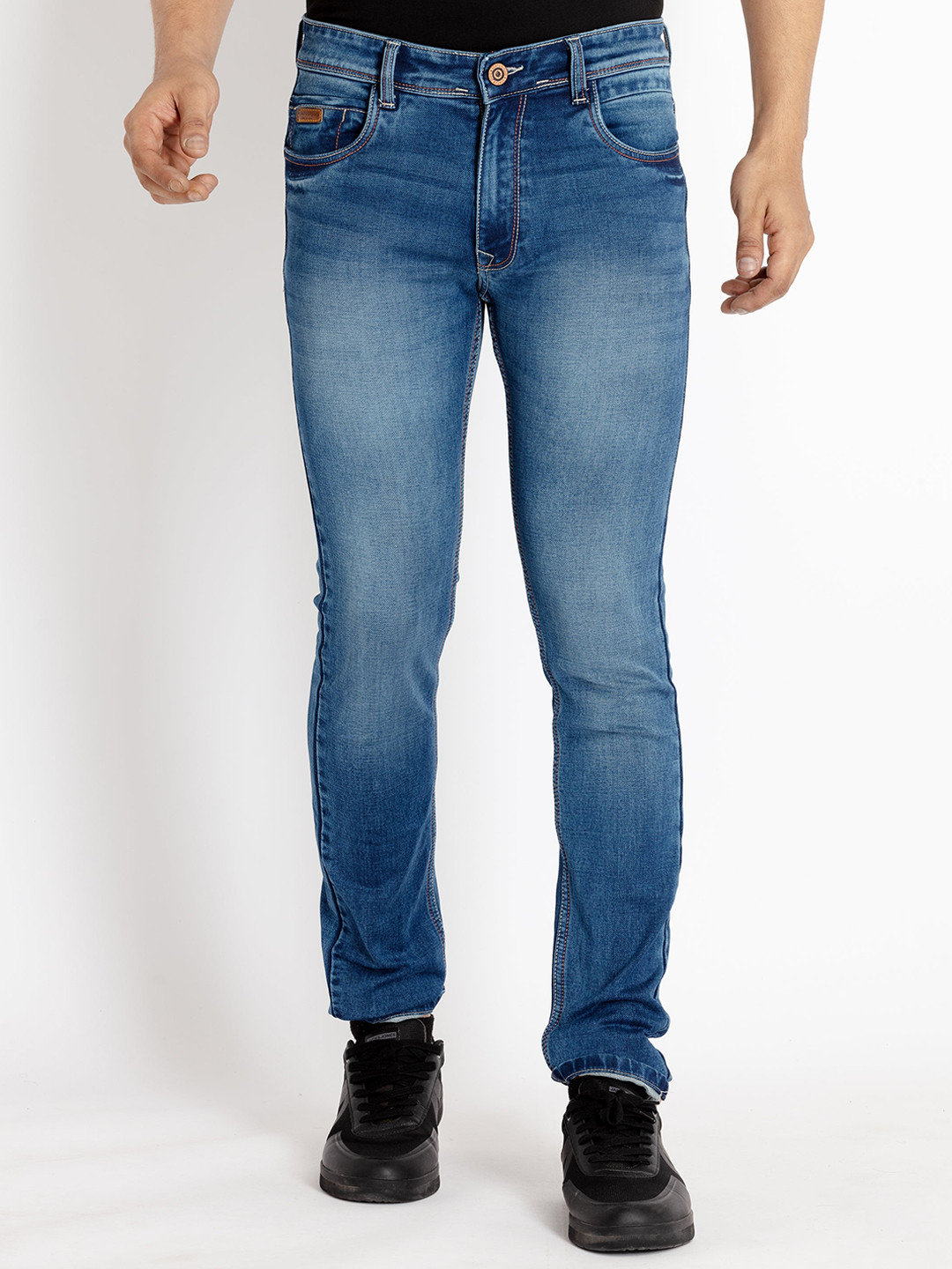 Buy Status Quo Men Cotton Slim Fit Light Fade Clean Look Jeans - Jeans ...