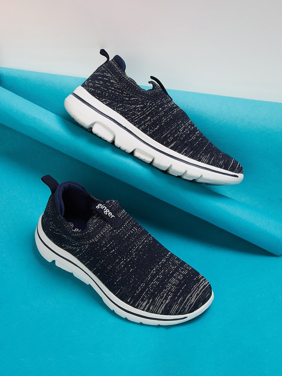 Buy Ginger By Lifestyle Women Woven Design Slip On Sneakers - Casual ...