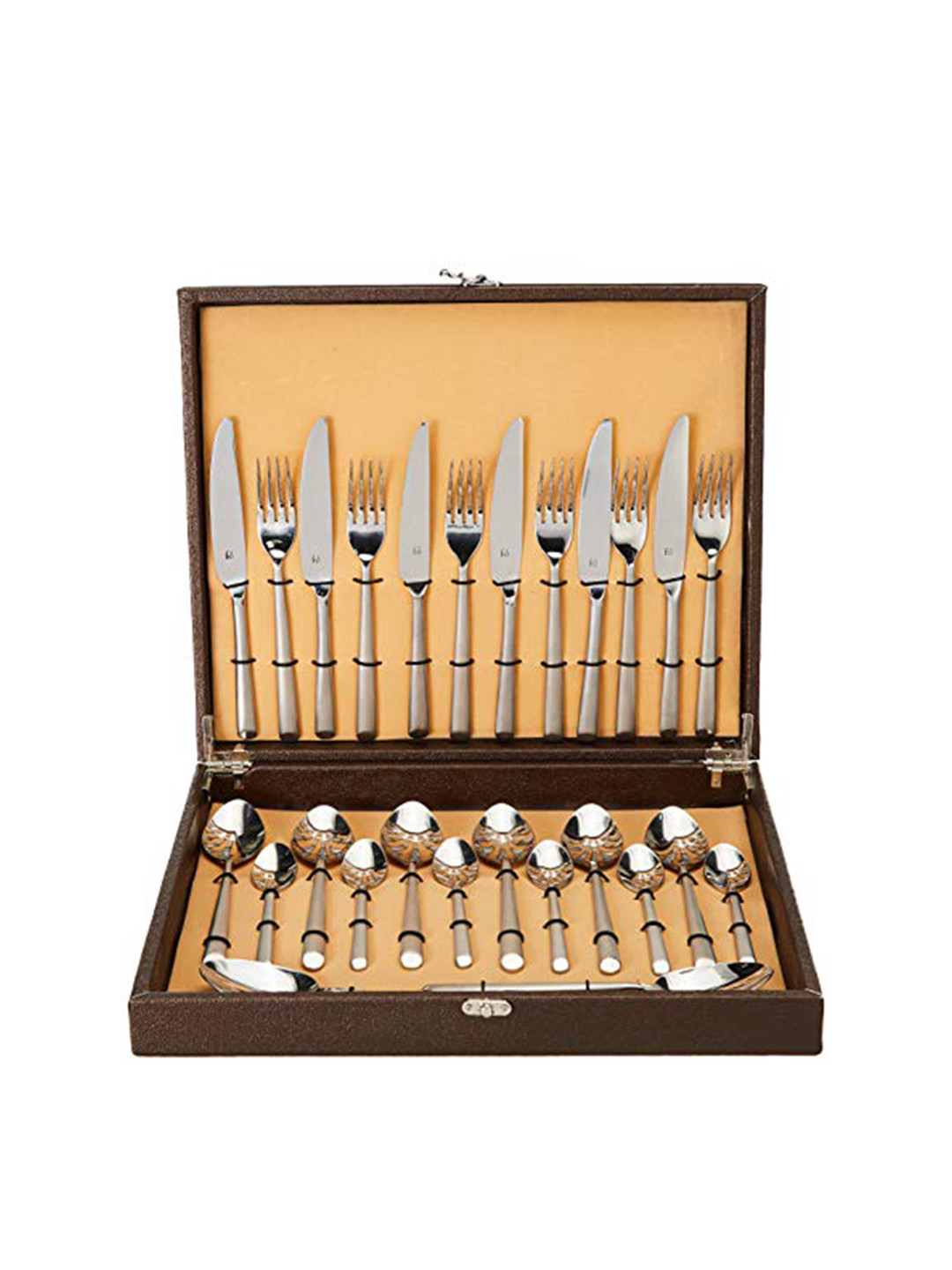 Buy FNS Aura 26 Pcs Stainless Steel Cutlery Set With Box - Cutlery Set ...