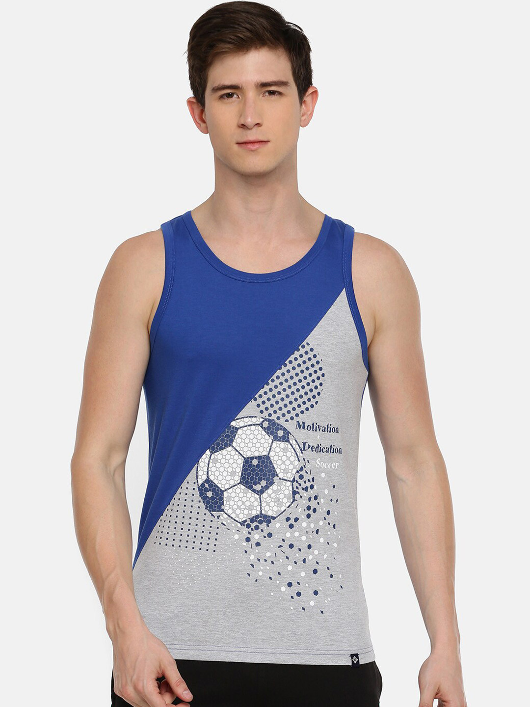 Buy Dollar Men Printed Cotton Sports Innerwear Vest - Innerwear Vests ...