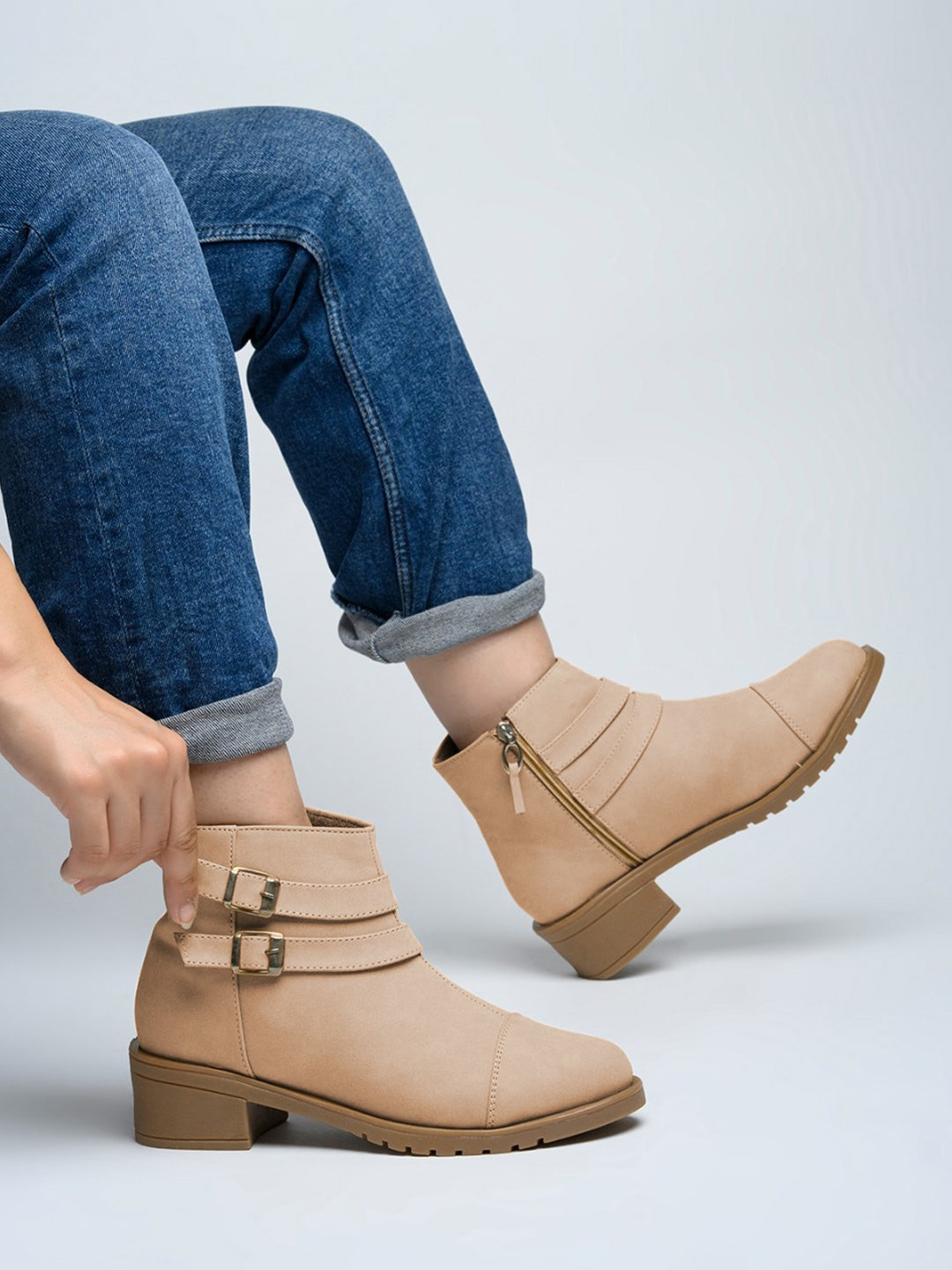 Buy Shoetopia Women Mid Top Regular Boots - Boots for Women 21661554 ...